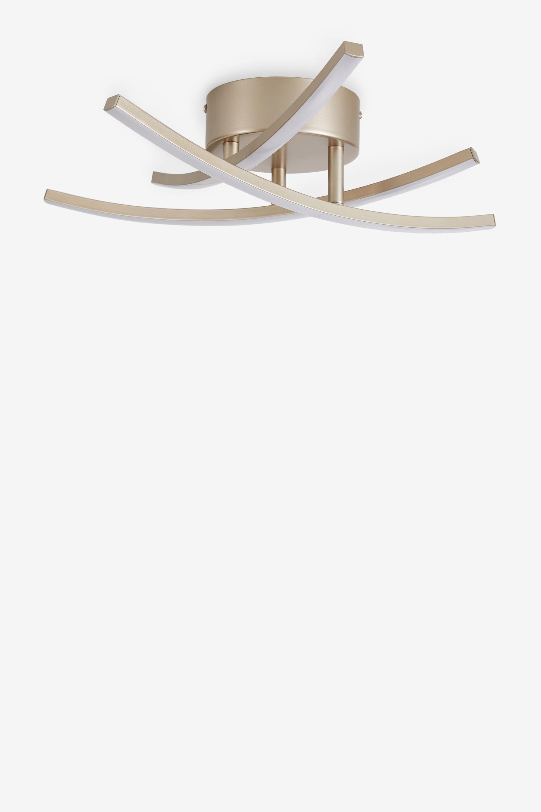 Buy Champagne Gold Amari LED Flush Ceiling Light from the Next UK ...