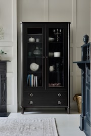 Buy Laura Ashley Black Henshaw 2 Door 2 Drawer Display Unit from the ...