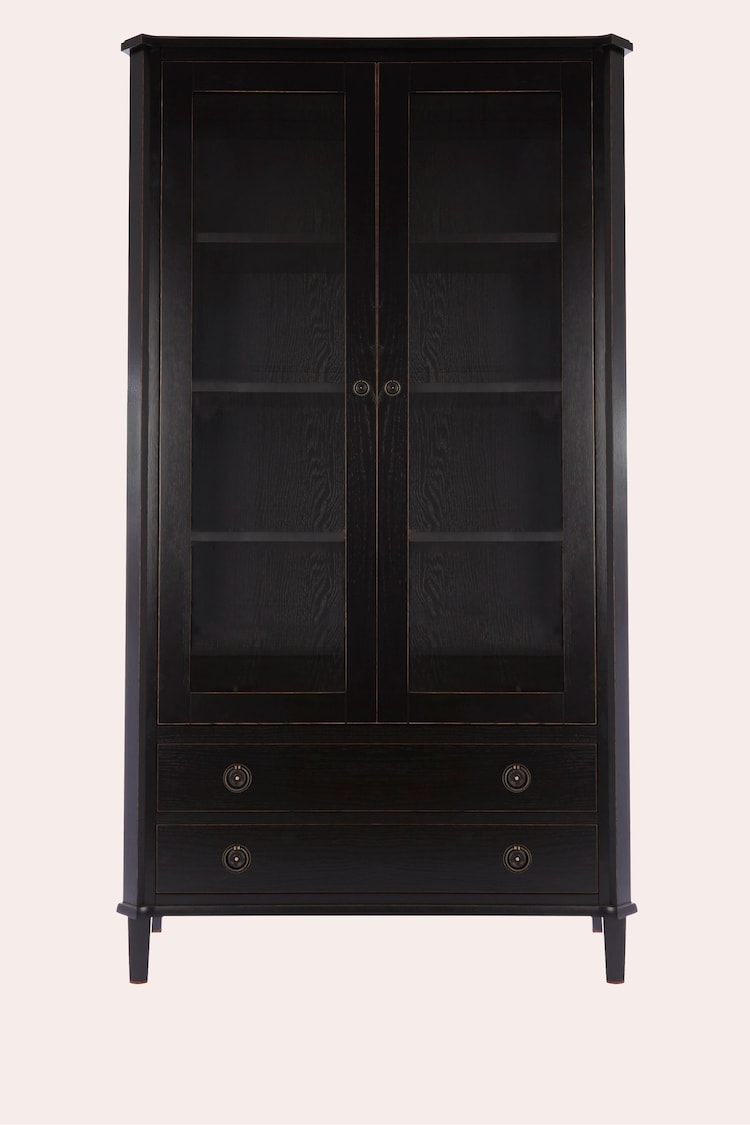 Buy Laura Ashley Black Henshaw 2 Door 2 Drawer Display Unit from the ...
