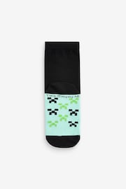 Buy Minecraft Black 5 Pack Cotton Rich Socks from Next Australia