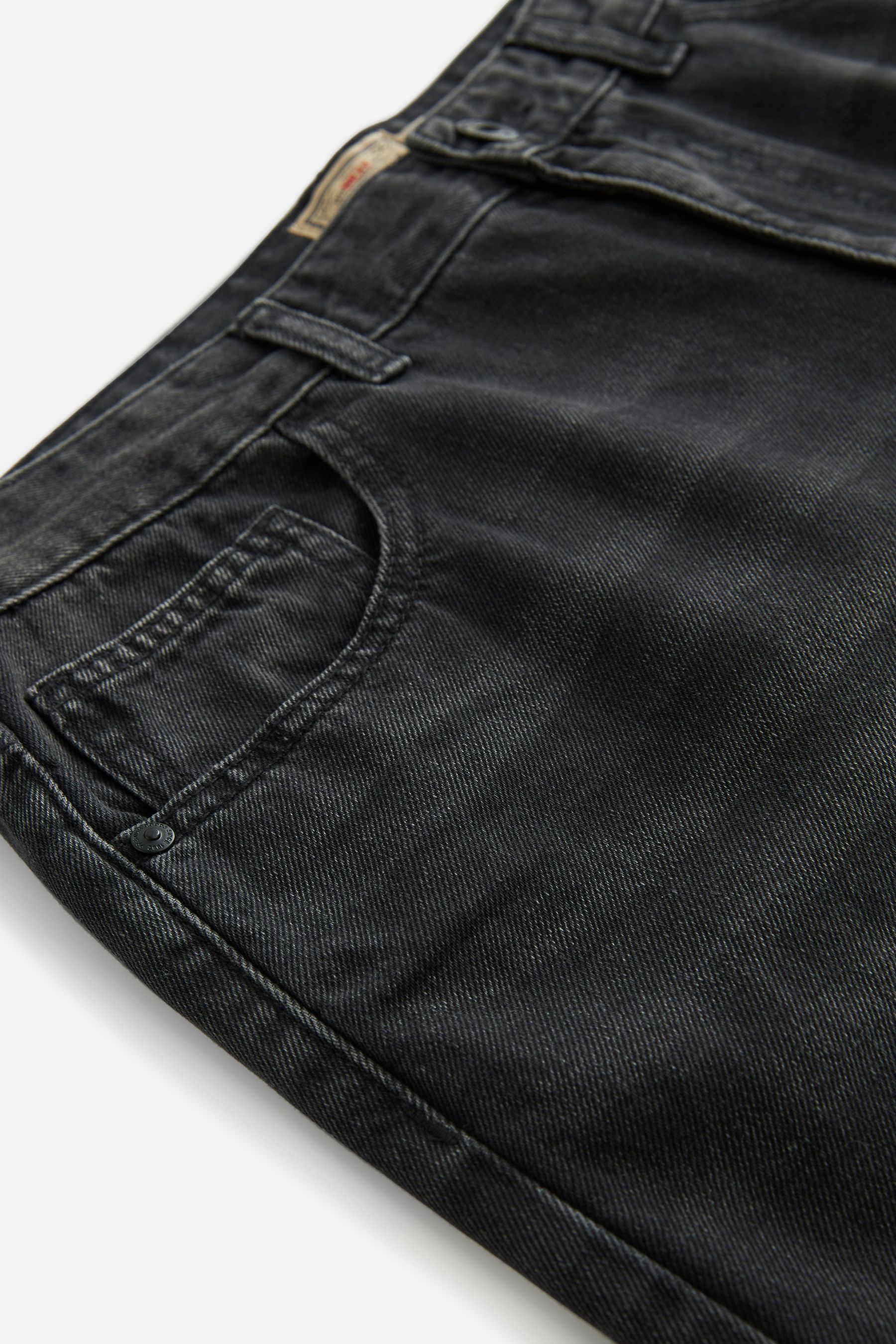 Buy Black Washed Slim Fit 100% Cotton Authentic Jeans from the Next UK ...