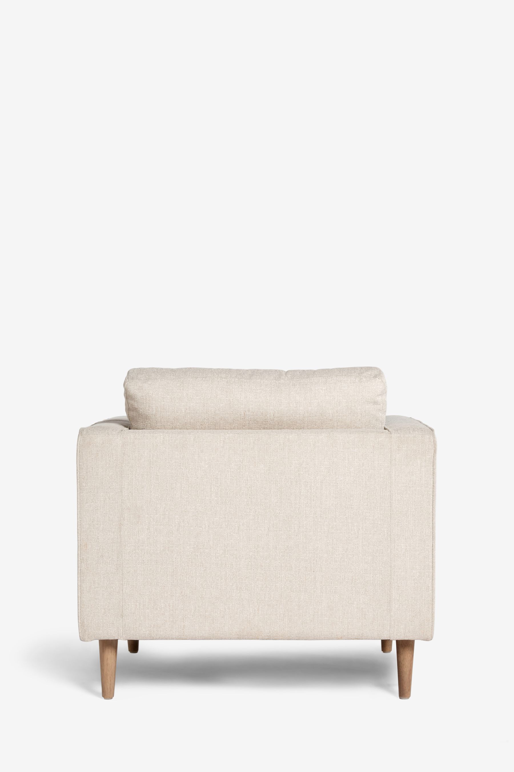 Buy Tweedy Plain Light Natural Houghton Slim Arm Chair from the Next UK ...