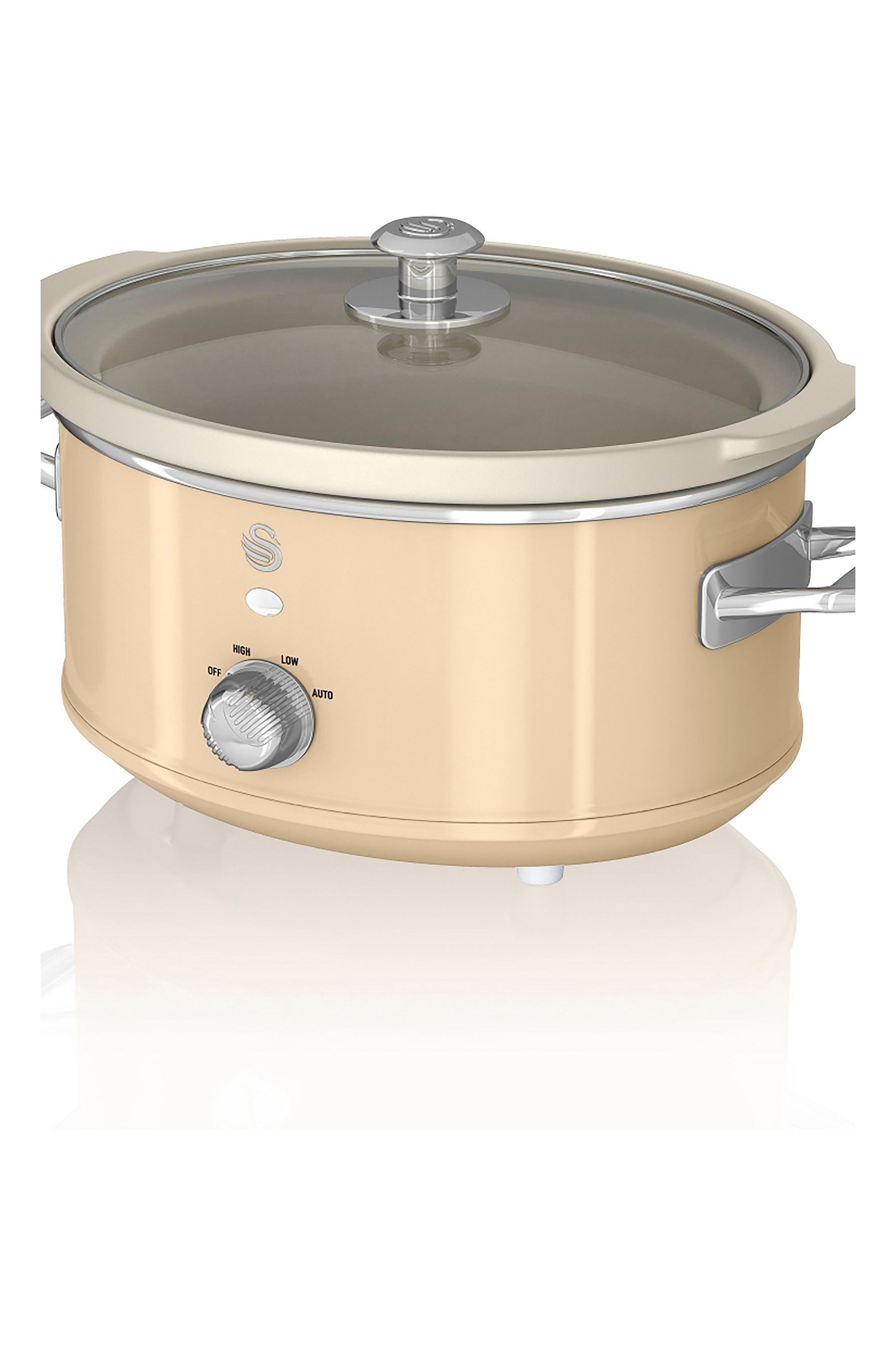 Buy Swan Cream 3.5L Retro Cream Slow Cooker from the Next UK online shop