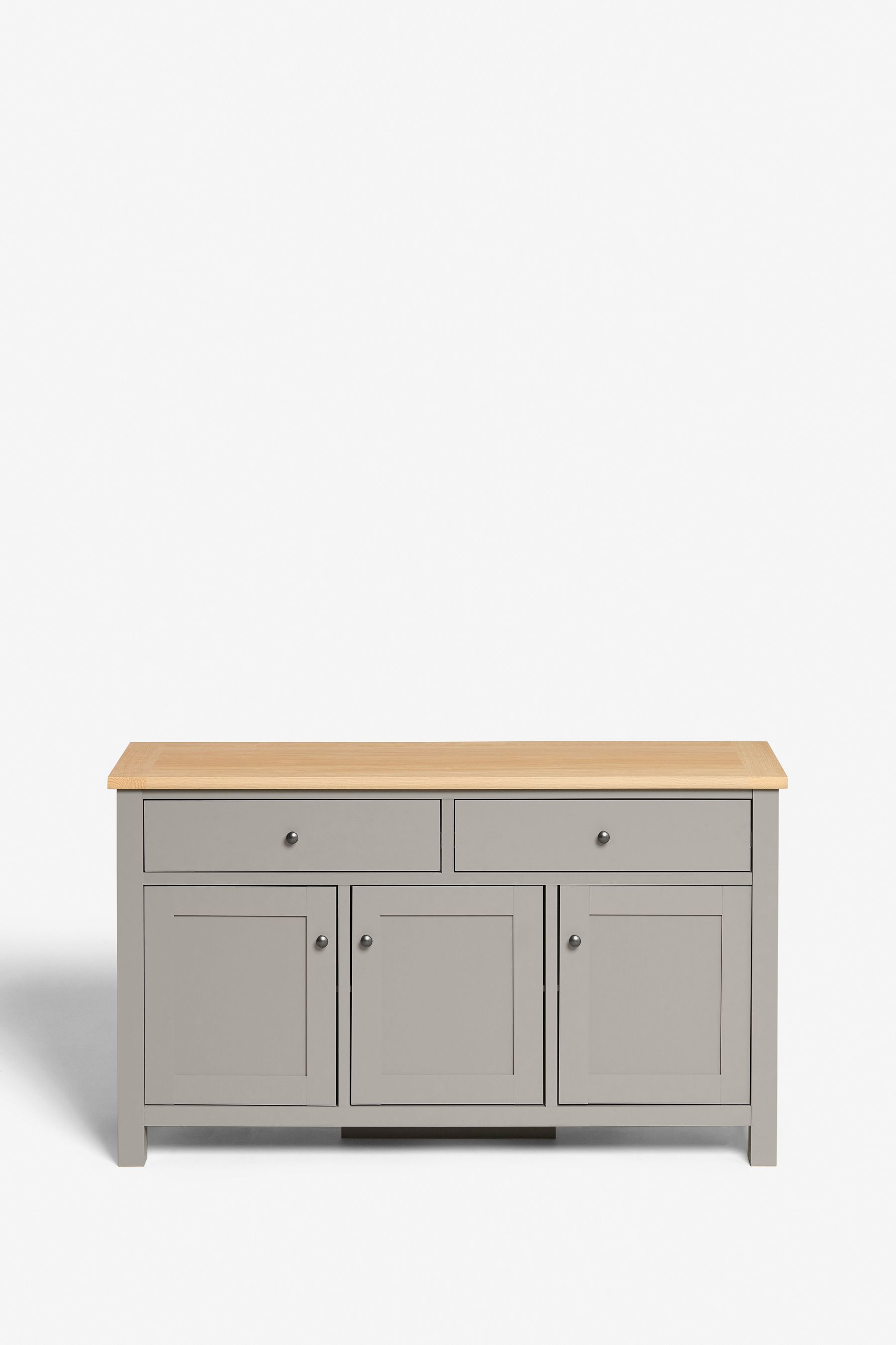 Buy Dove Grey Malvern Oak Effect Large Sideboard from Next Ireland