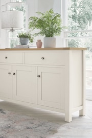 Buy Cream Malvern Oak Effect Large Sideboard from the Next UK online shop