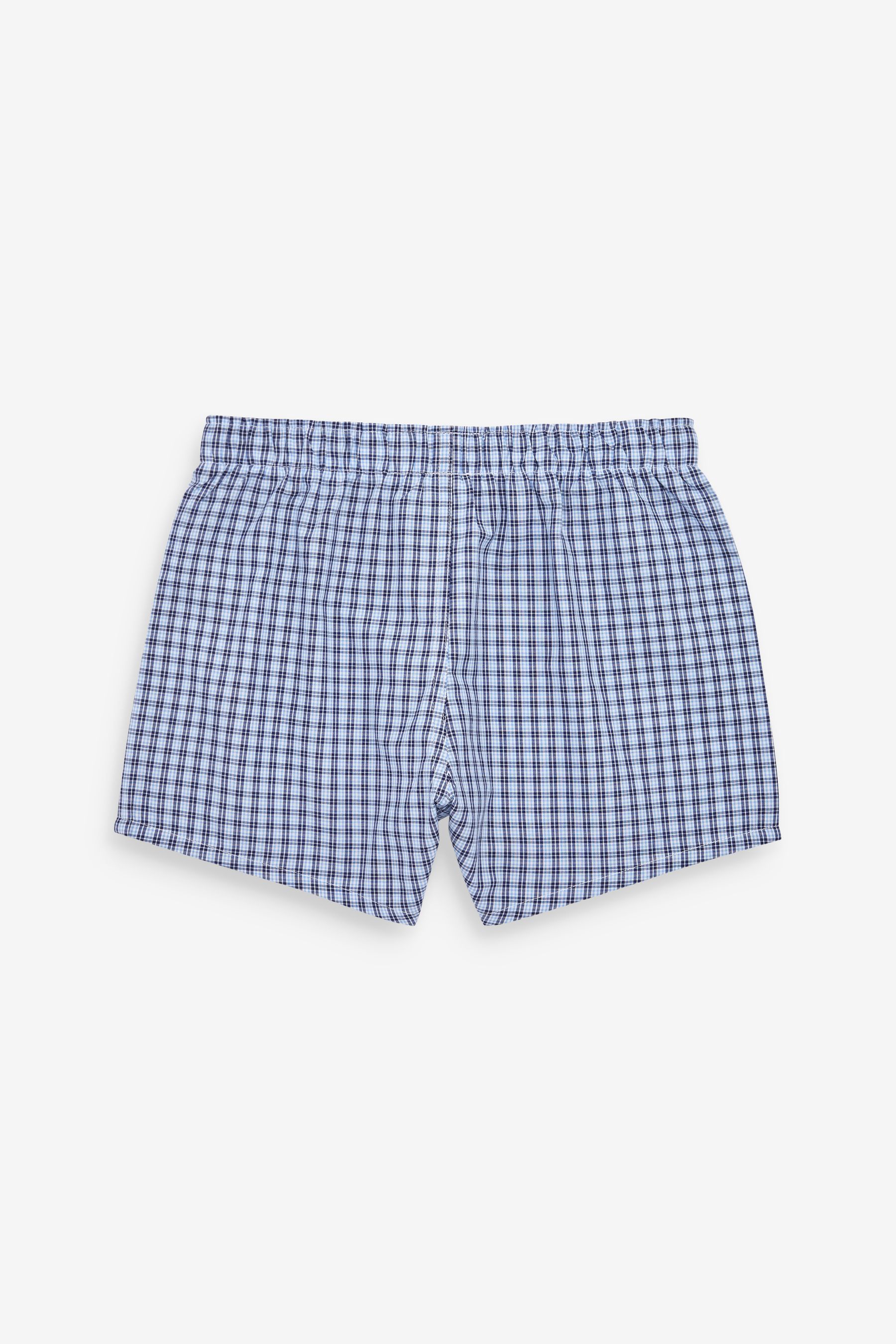 Buy Blue 100% Cotton Woven Trunks 3 Pack (2-16yrs) from the Next UK ...