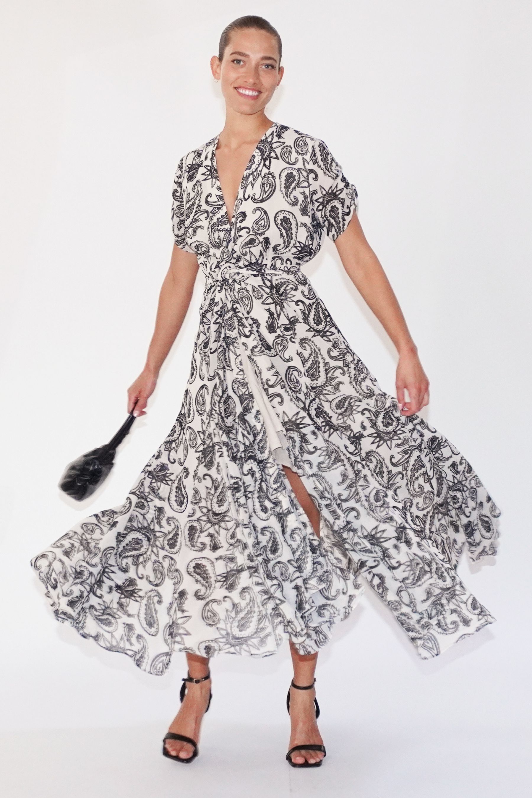 Buy Religion Cream Delight Wrap Dress With Full Skirt from the Next UK ...