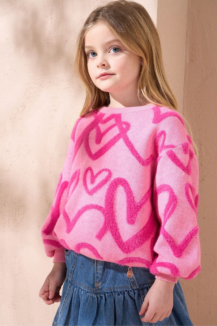 Buy Angel & Rocket Pink Lola Love Jumper from the Next UK online shop