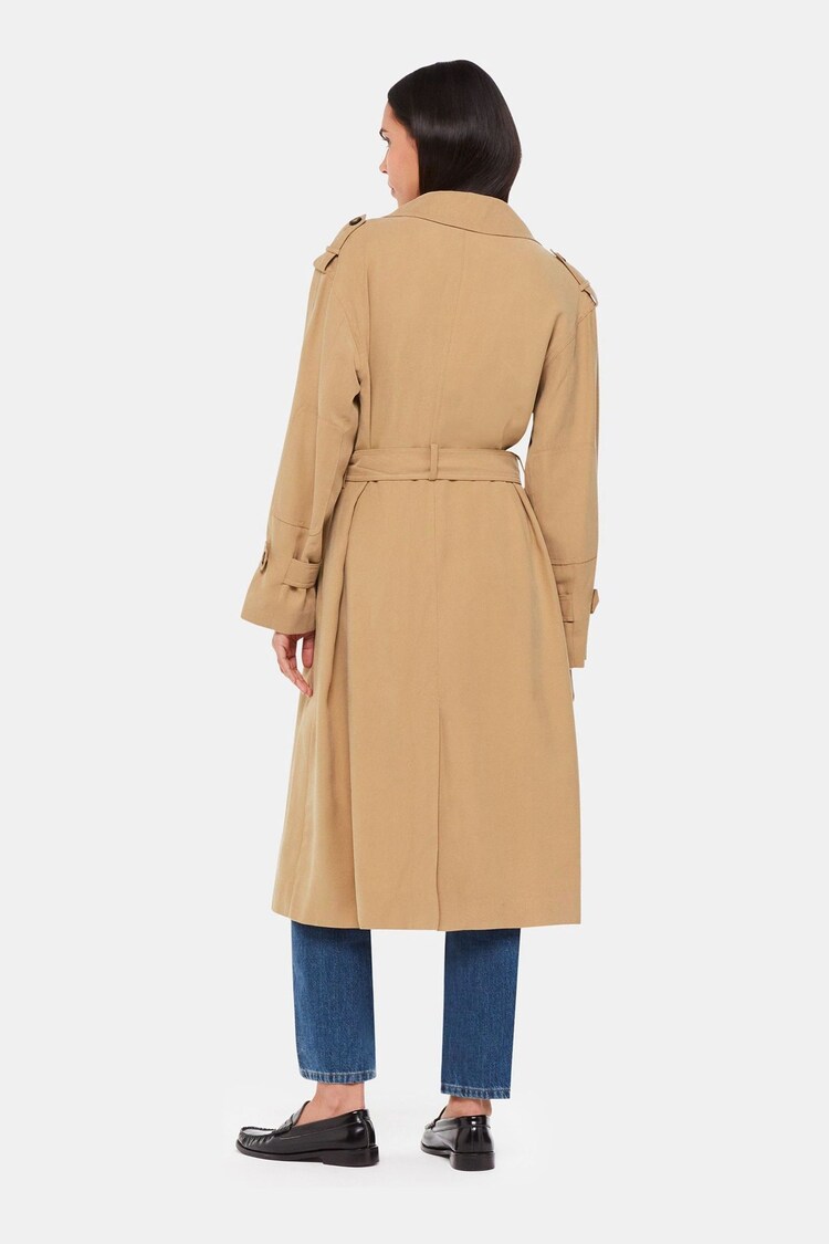 Buy Whistles Nude Riley Trench Coat from the Next UK online shop