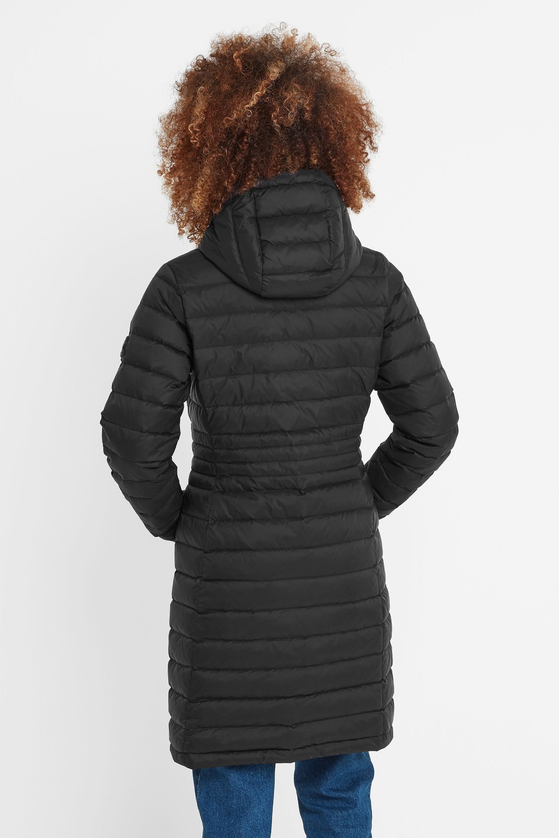 Buy Tog 24 Black Nanton Womens Long Down Jacket from the Next UK online ...