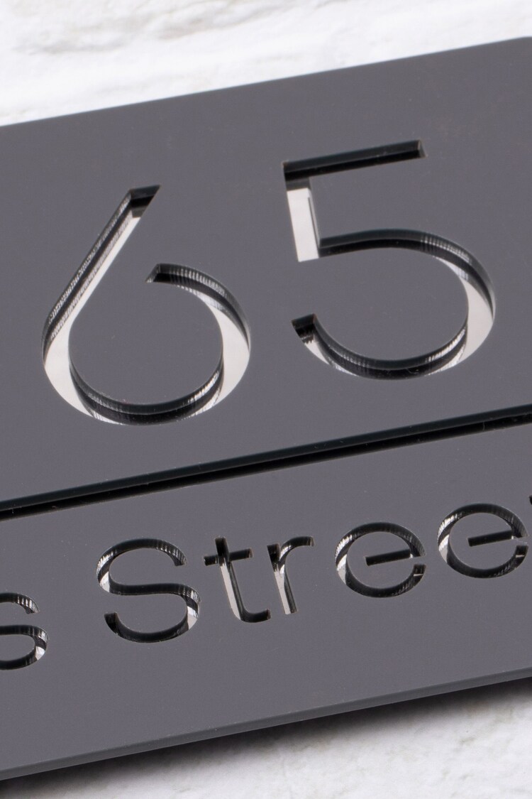 Buy Loveabode Silver Personalised House Sign from the Next UK online shop