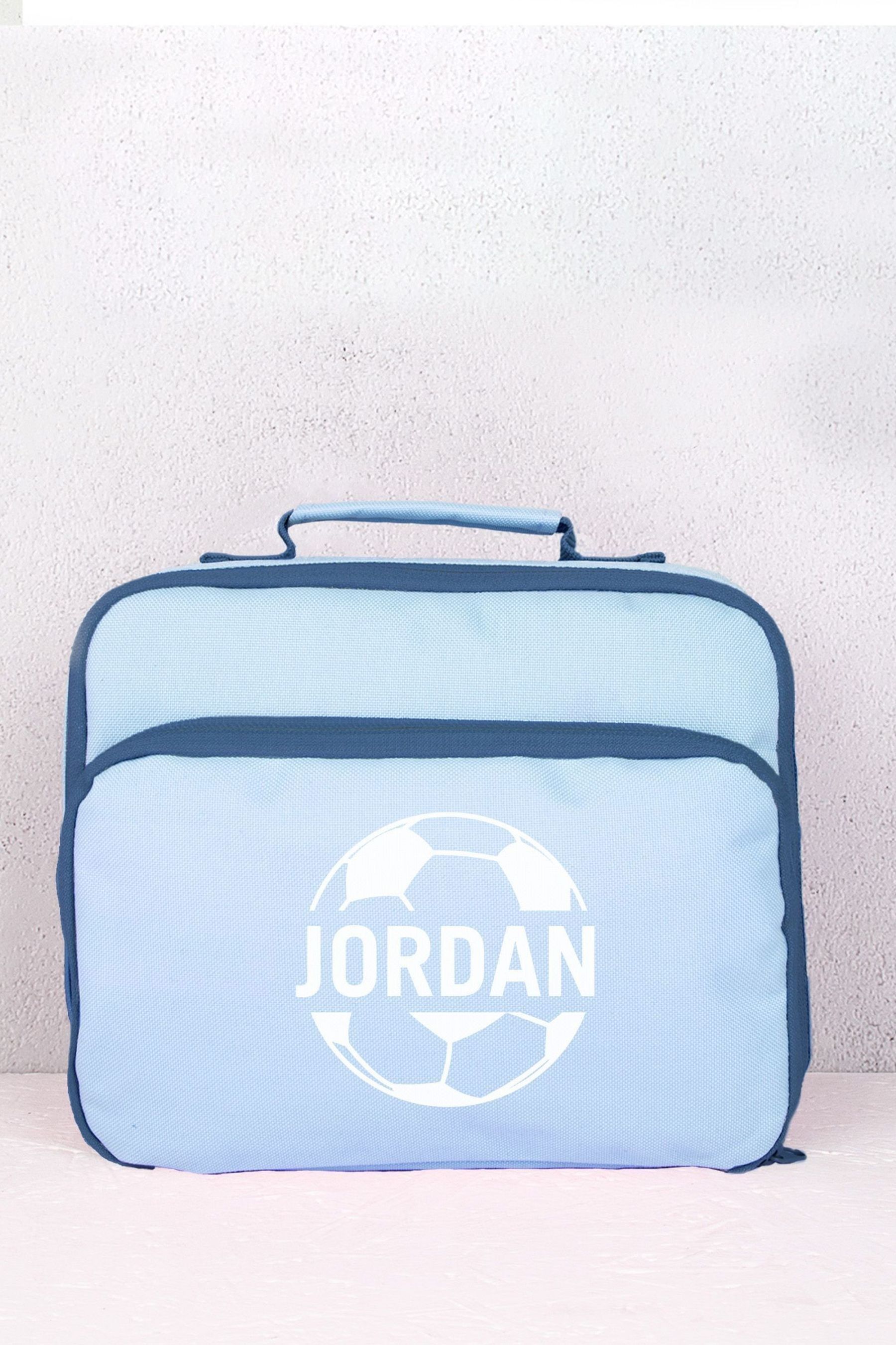 Buy Loveabode Black Personalised Football Lunch Bag from the Next UK ...