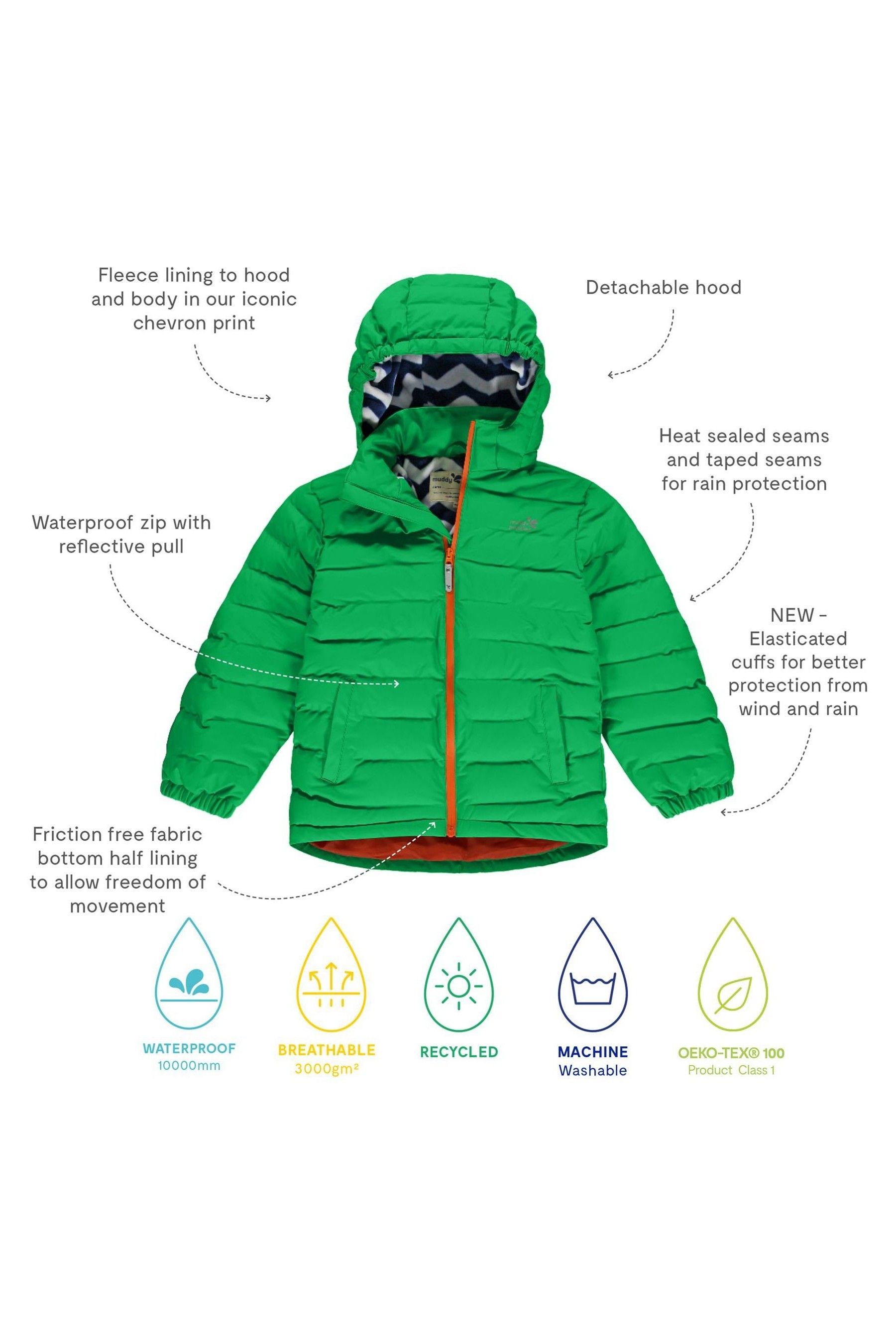 Buy Muddy Puddles Waterproof Puffer Jacket from the Next UK online shop