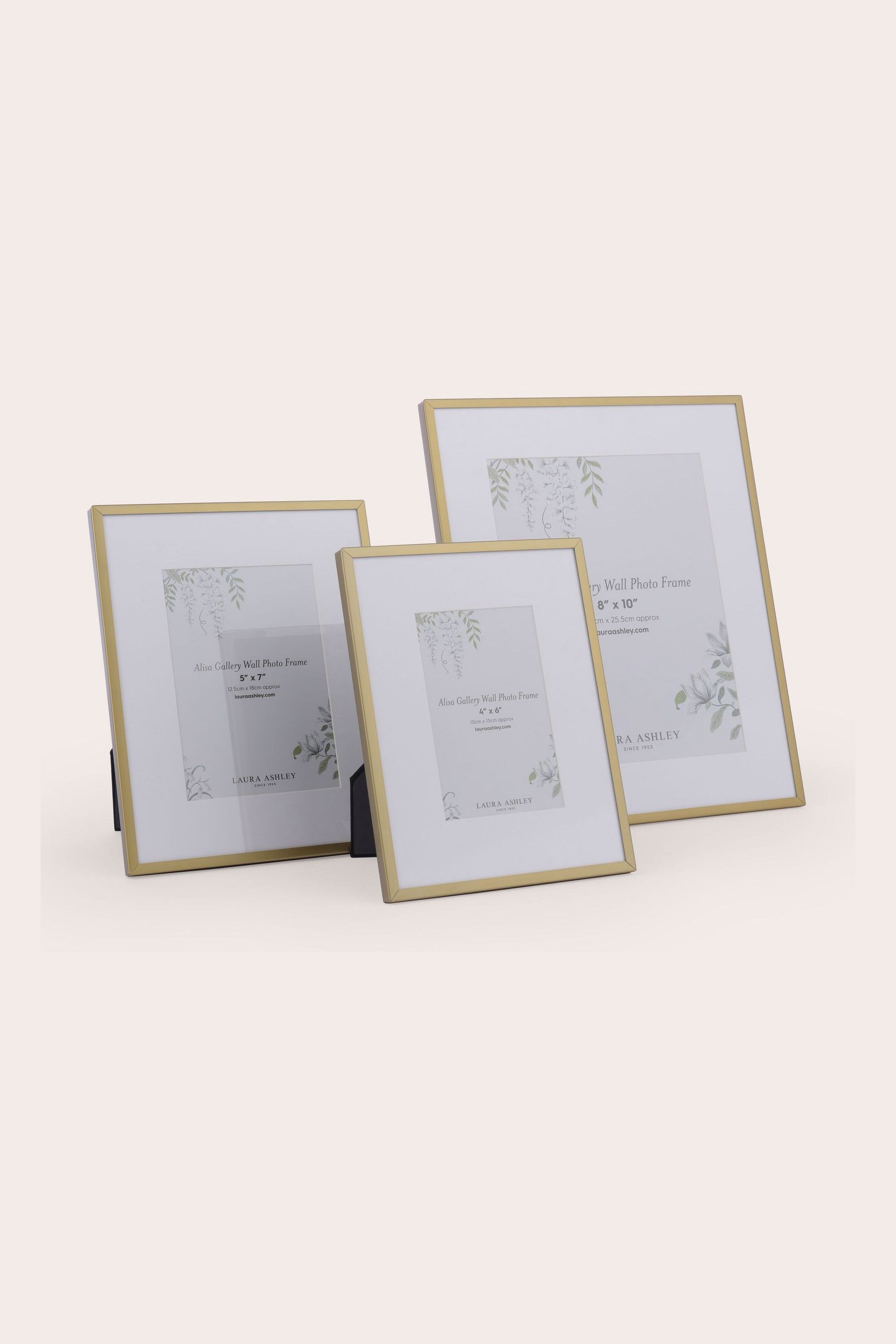 Buy Laura Ashley Set of 3 Gold Alisa Photo Frames from the Next UK ...