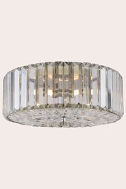 Buy Laura Ashley Antique Brass Fernhurst 3 Light Flush Ceiling Light ...
