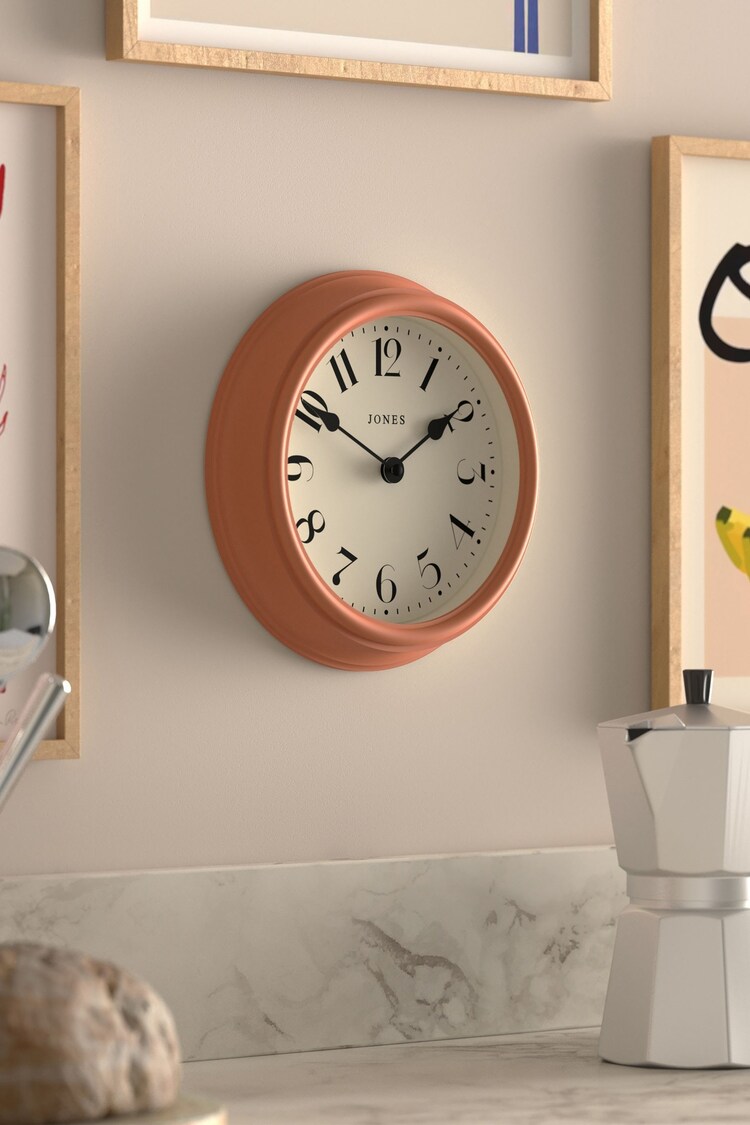 Buy Jones Clocks Terracotta Orange Frieze Wall Clock 23cm from the Next ...