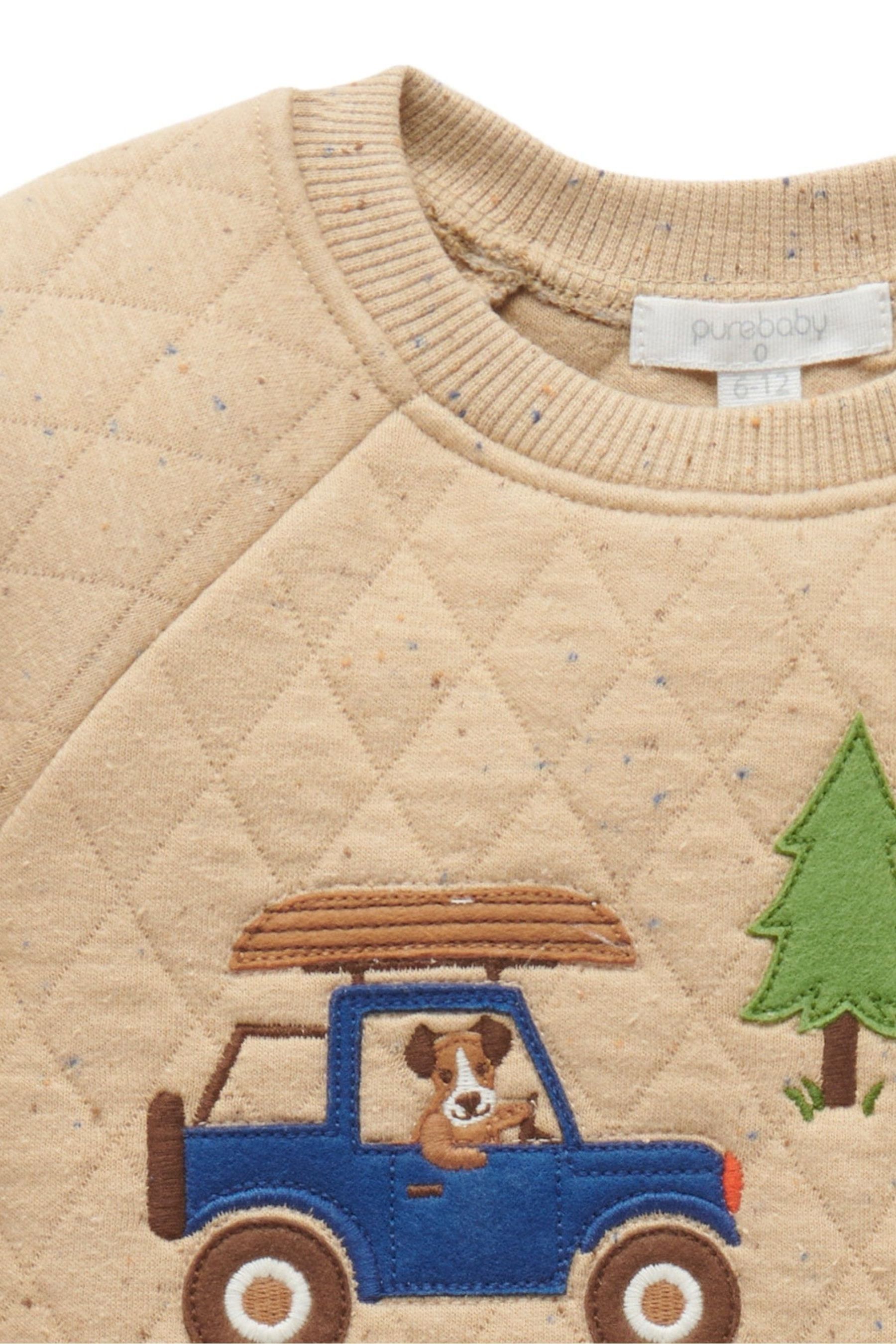Buy Purebaby Natural Outdoor Print Quilted Sweater from the Next UK ...