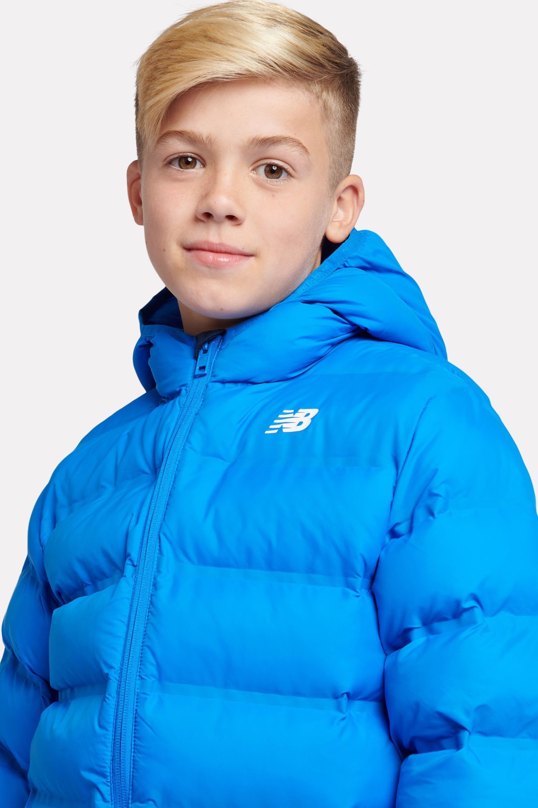 Buy New Balance Blue Boys Bond Quilted Jacket from the Next UK online shop