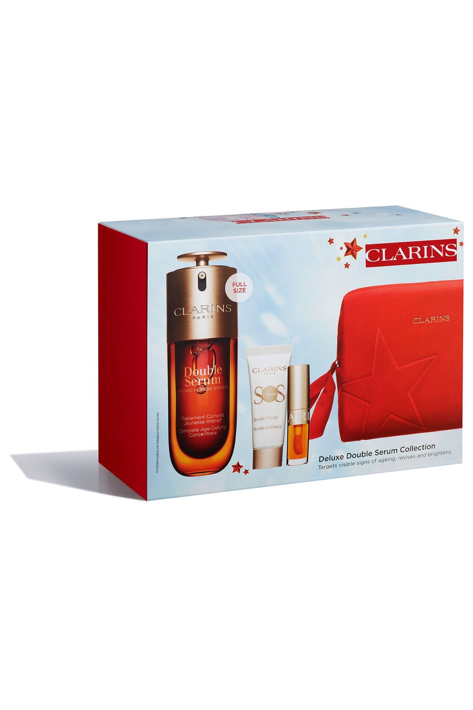 Buy Clarins Deluxe Double Serum Collection 75ml (Worth £134) from the ...