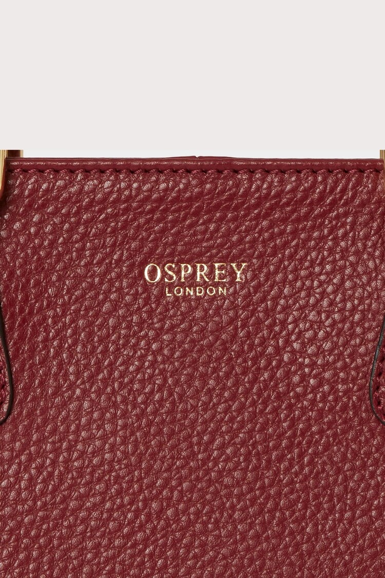 Buy OSPREY LONDON The Mini Adaline Leather White Grab Bag from the Next ...