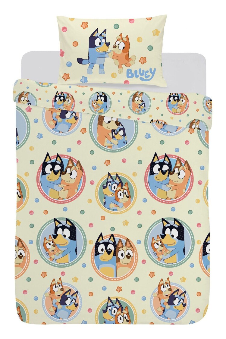 Buy Bluey Multi 100% Cotton Reversible Toddler Duvet Cover and ...