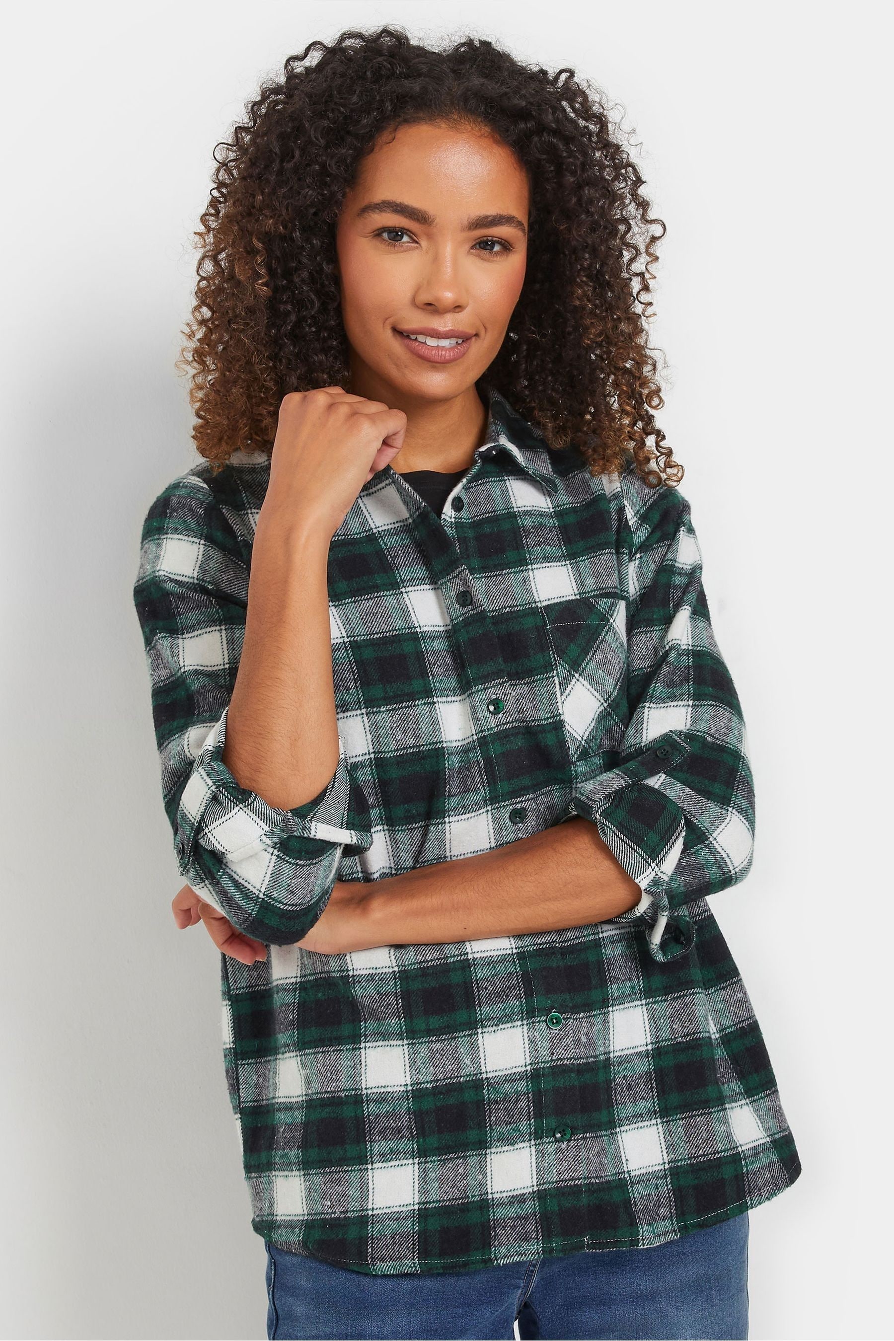 Buy M&Co Green Check Shirt from the Next UK online shop