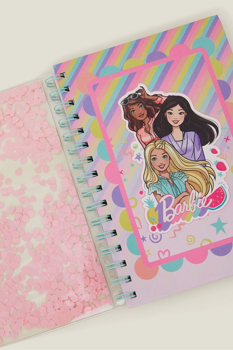 Buy Angels By Accessorize Pink Girls Barbie™ Confetti Cover Notebook ...