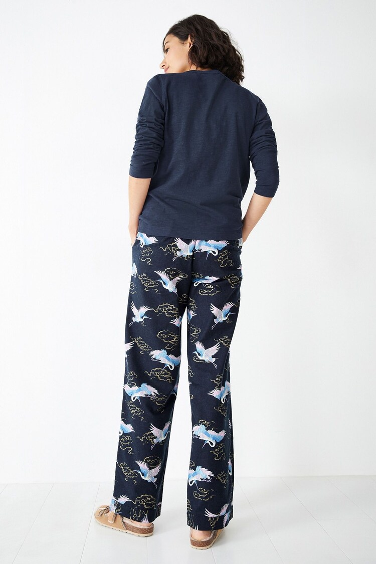 Buy Hush Blue Long Sleeve Henley 100% Cotton Top from the Next UK ...