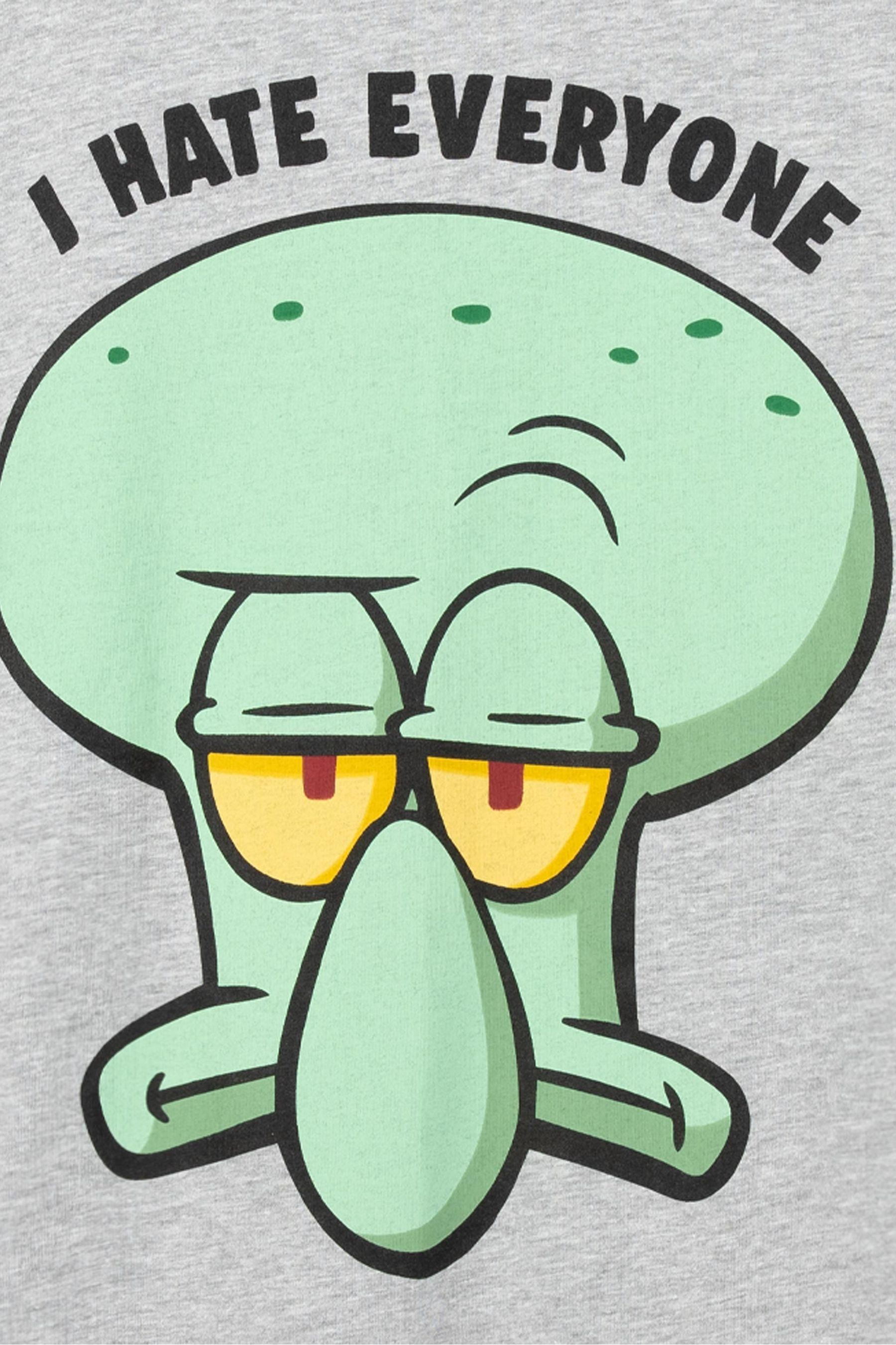 Buy Vanilla Underground Grey Mens SpongeBob SquarePants Short Sleeve ...