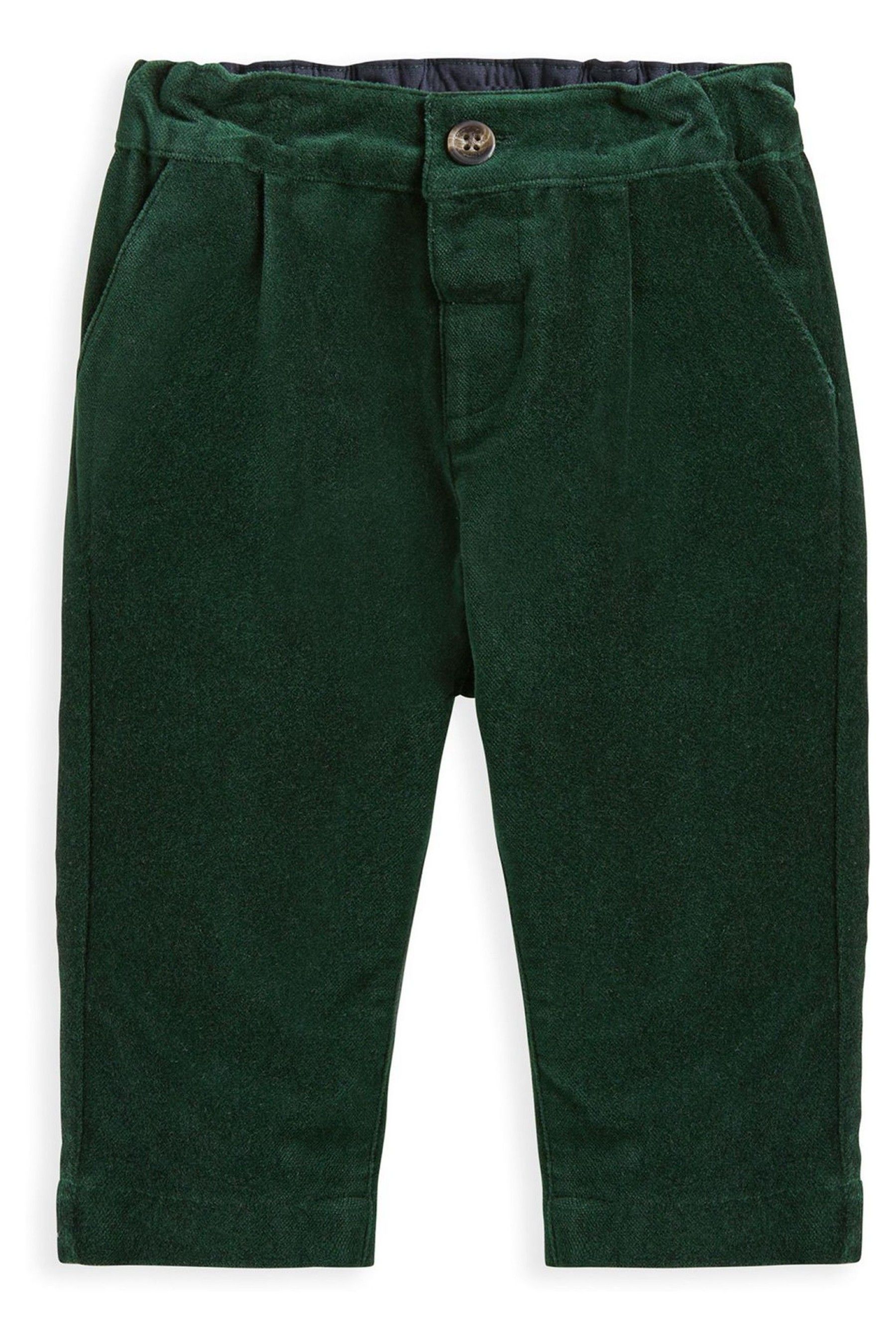 Buy Mamas and Papas Green Emerald Velour 100% Cotton 3 Piece Suit Set ...