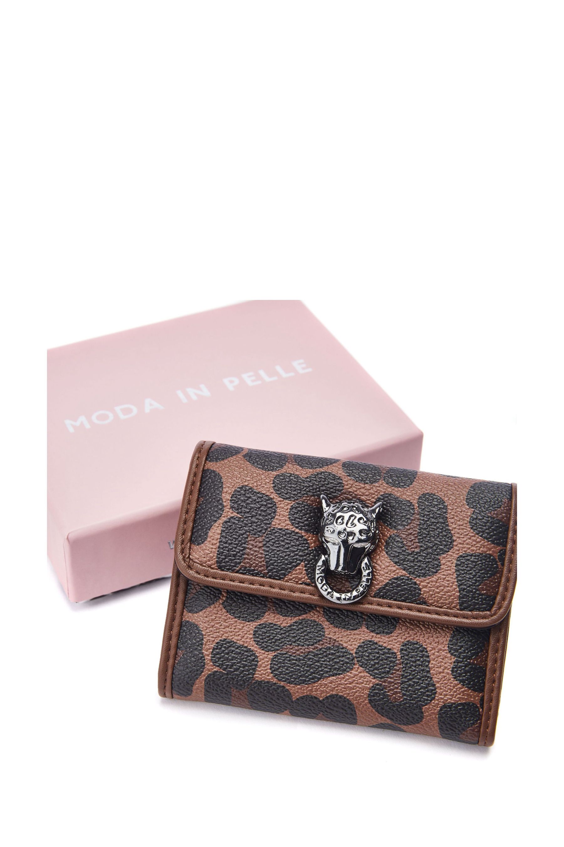 Buy Moda in Pelle Leopard Print Layla Larry Purse from the Next UK ...