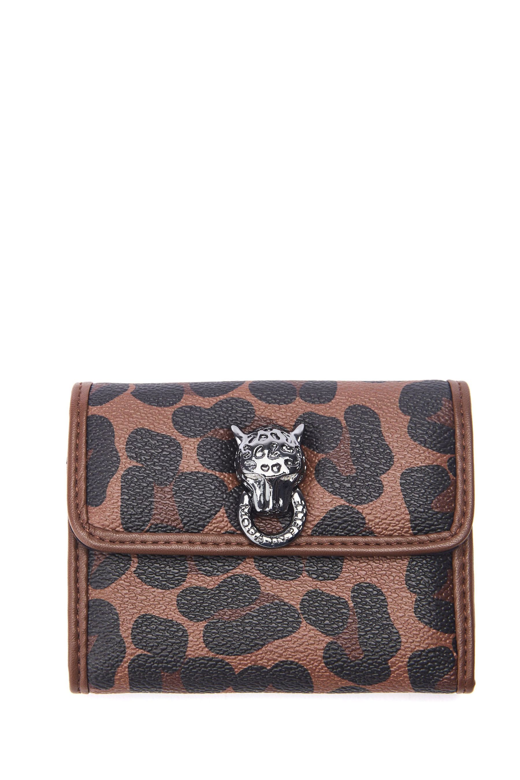 Buy Moda in Pelle Leopard Print Layla Larry Purse from the Next UK ...