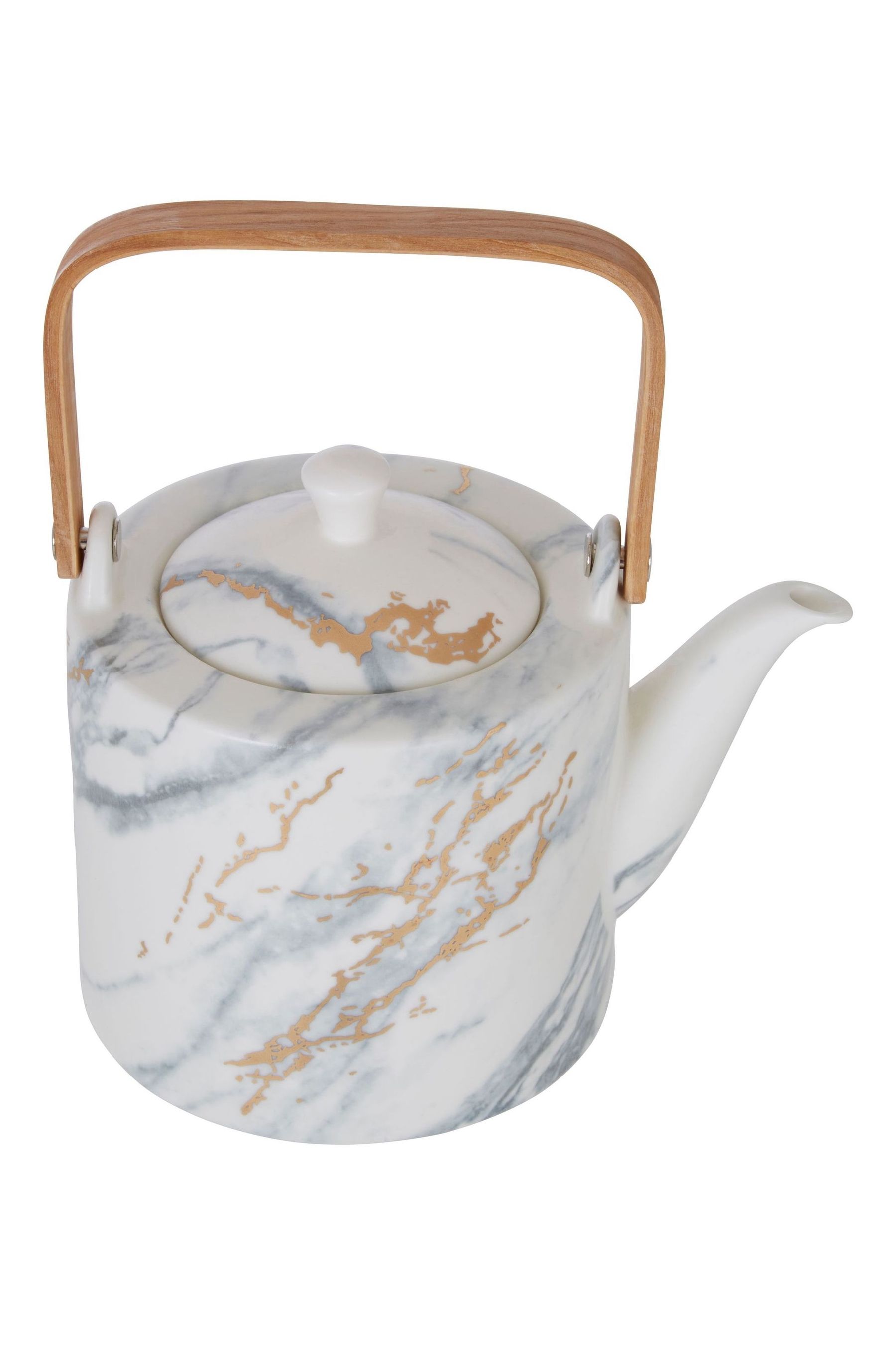 Buy Maison by Premier White Marble Luxe Teapot from the Next UK online shop