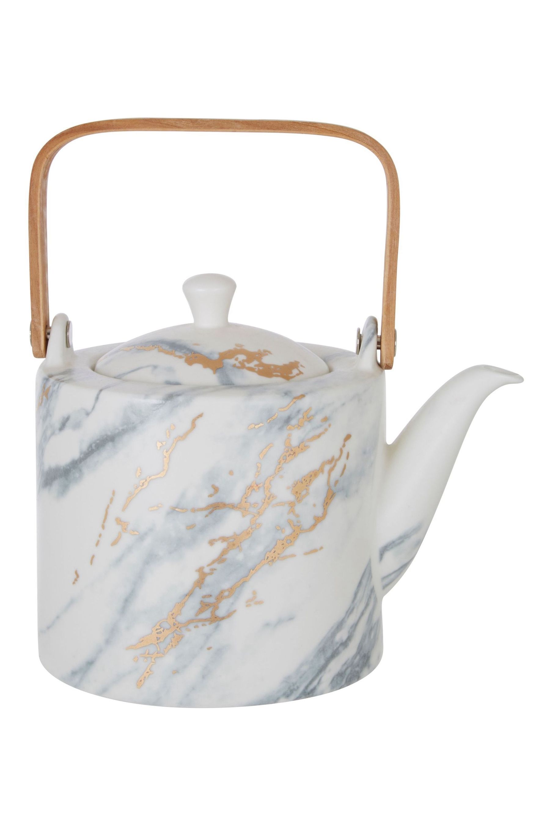 Buy Maison by Premier White Marble Luxe Teapot from the Next UK online shop