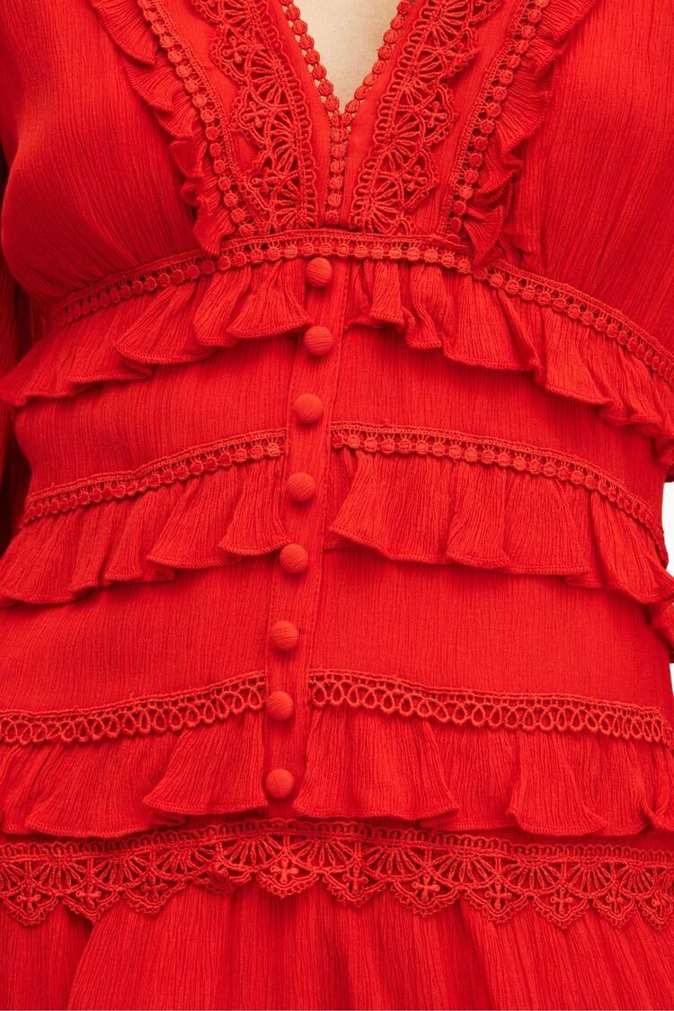 Buy AllSaints Red Zora Dress from the Next UK online shop
