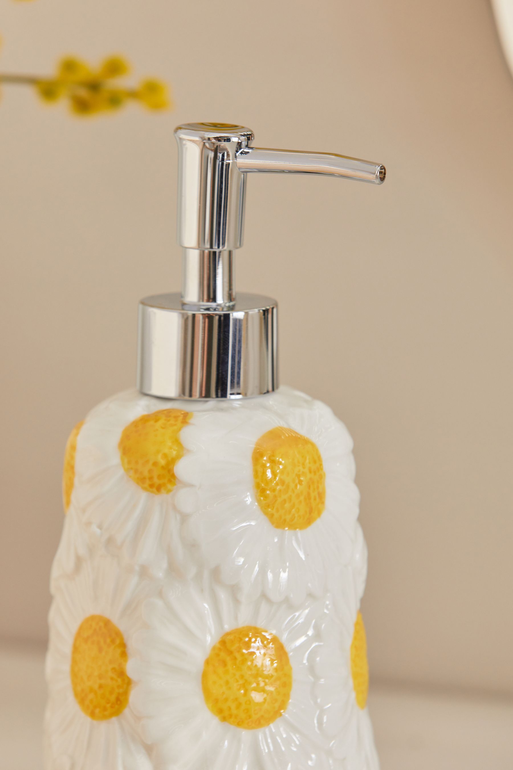 Buy White Daisy Soap Dispenser from the Next UK online shop