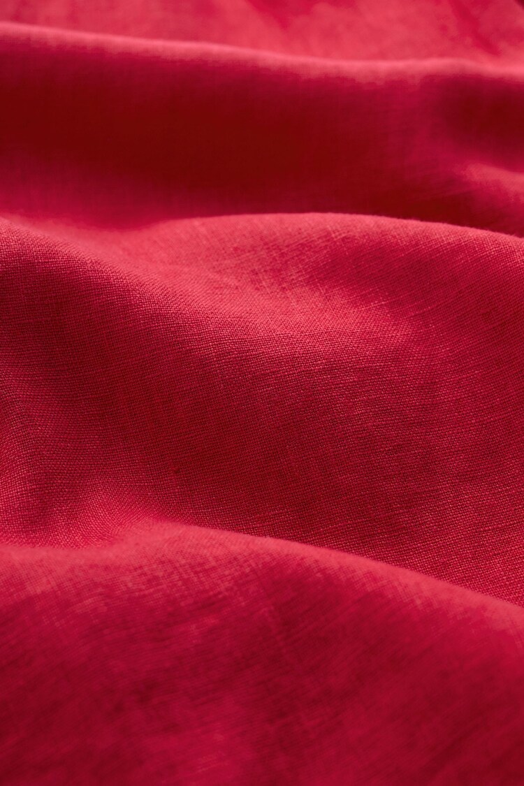 Buy Seasalt Cornwall Red 100% Linen Petite Draw Kiln Dress from the ...