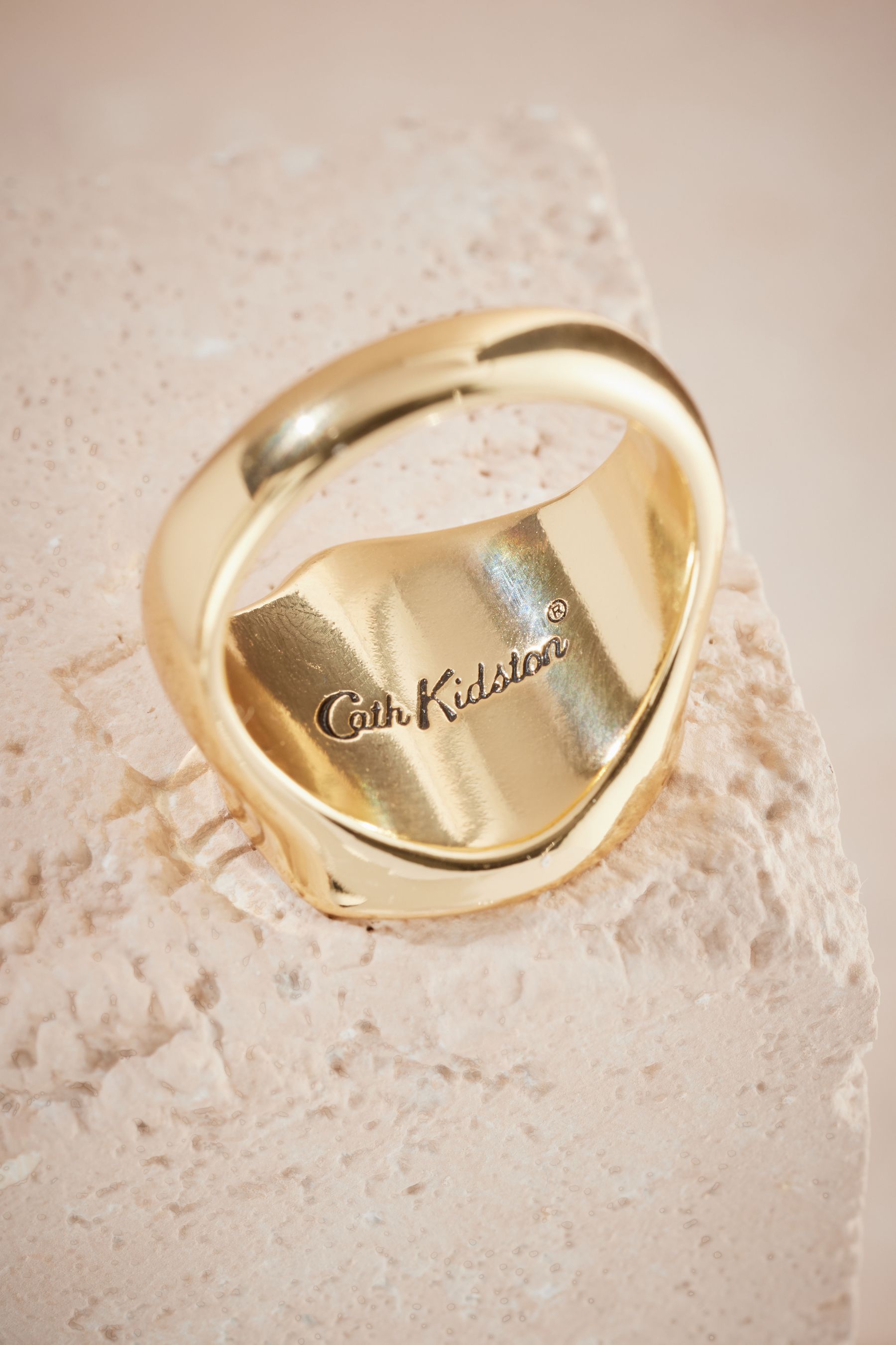 Buy Cath Kidston Gold Tone Lace Hearts Ring from the Next UK online shop