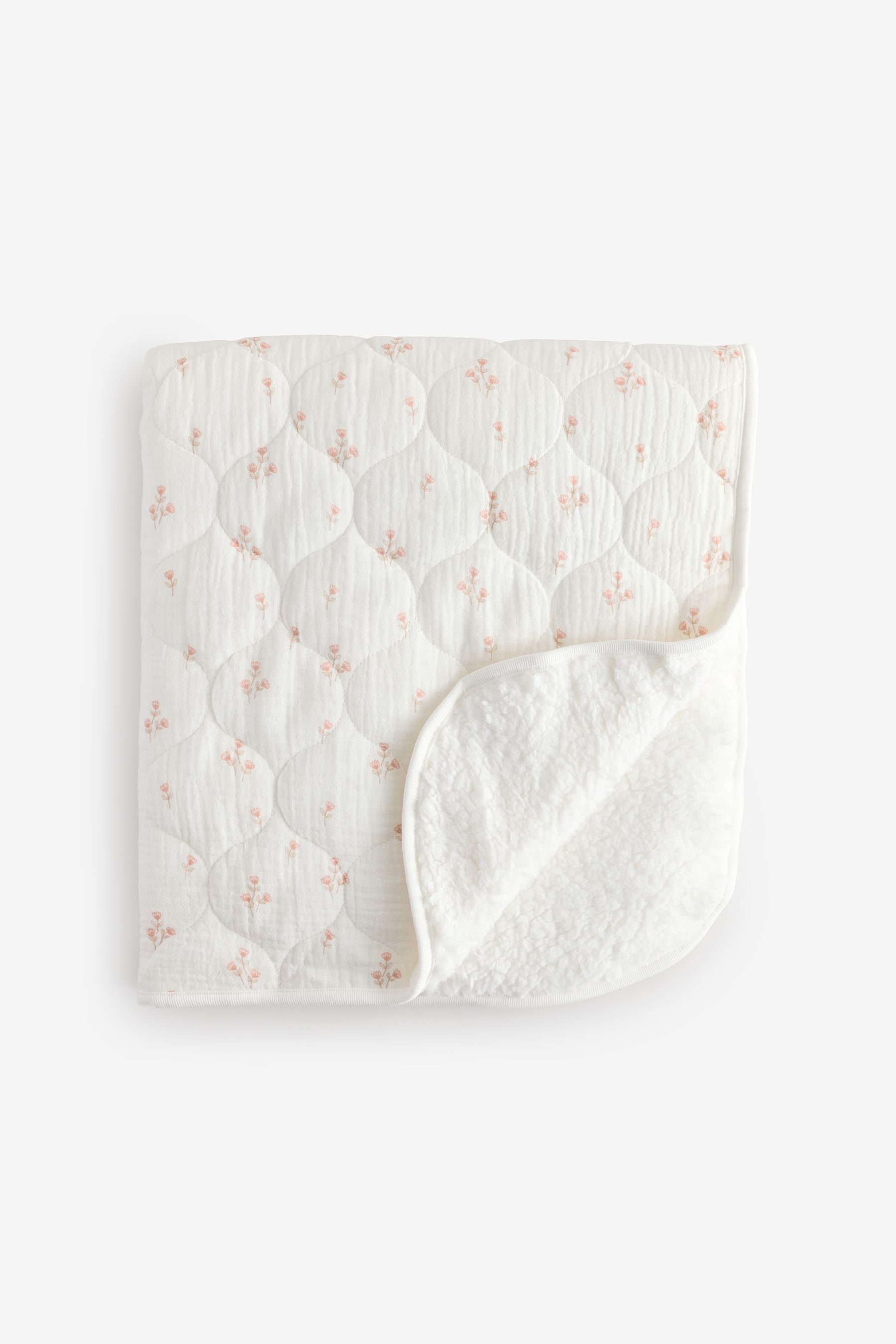 Buy Delicate Floral Muslin Baby Fleece Blanket from the Next UK online shop