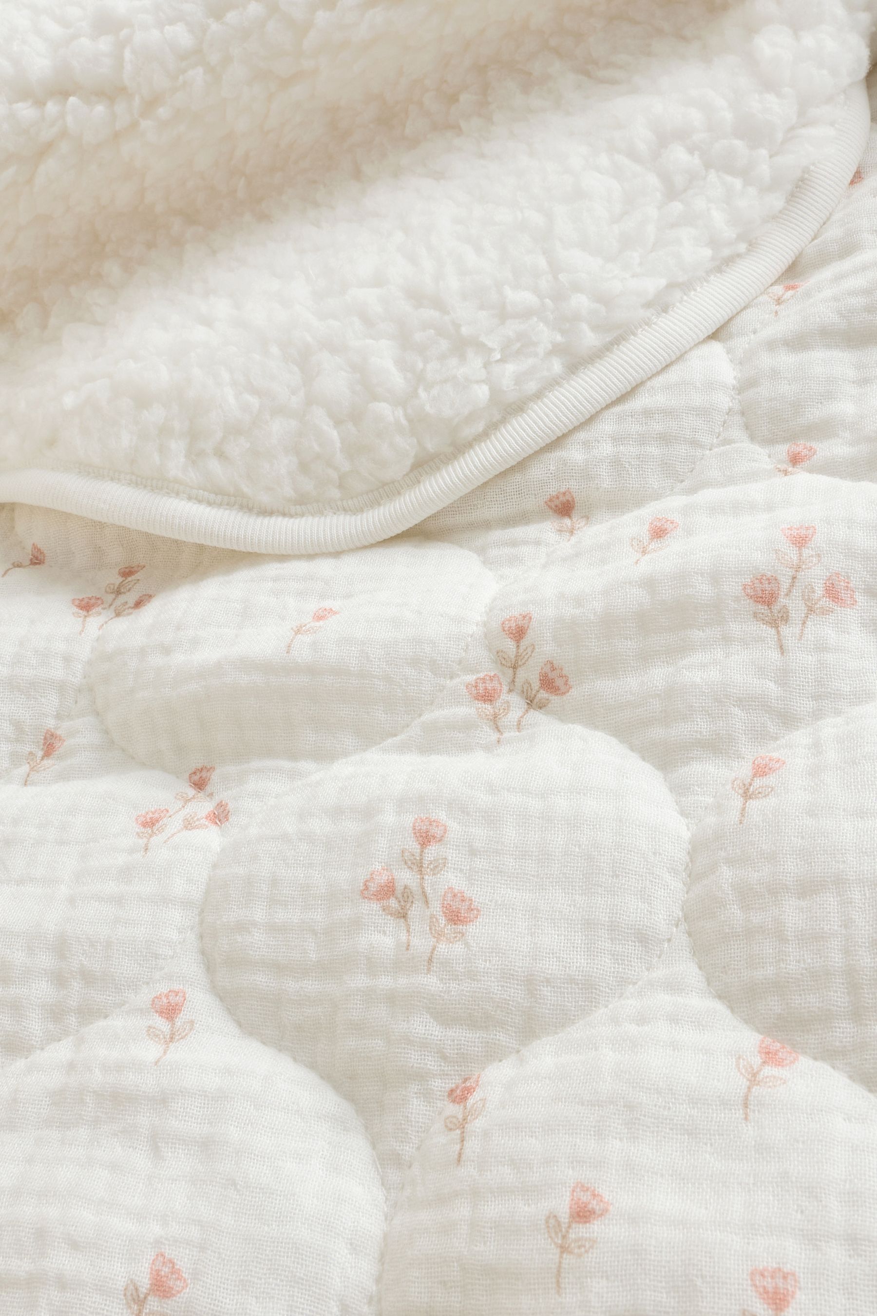 Buy Delicate Floral Muslin Baby Fleece Blanket from the Next UK online shop