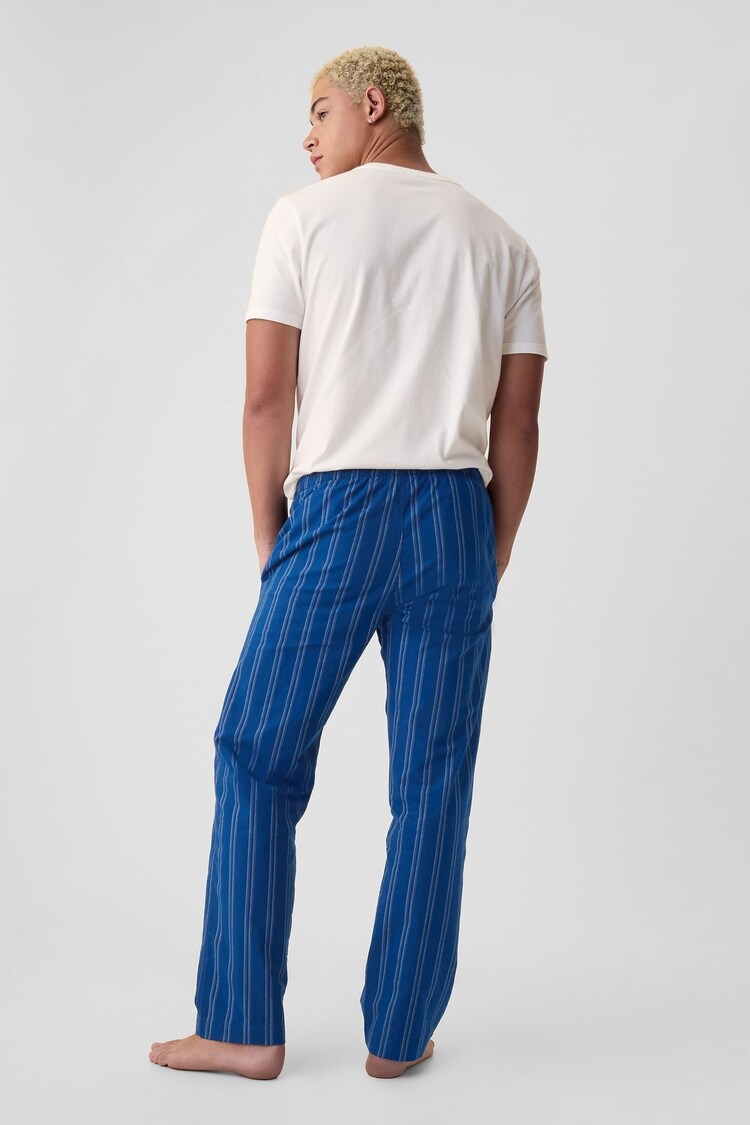 Buy Gap Blue Soft Cotton Woven Pyjama Bottoms from the Next UK online shop