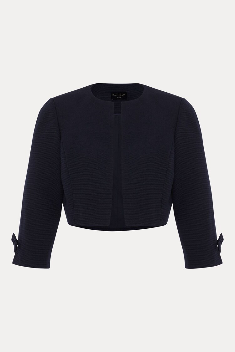 Buy Phase Eight Blue Petite Zoelle Bow Jacket from the Next UK online shop
