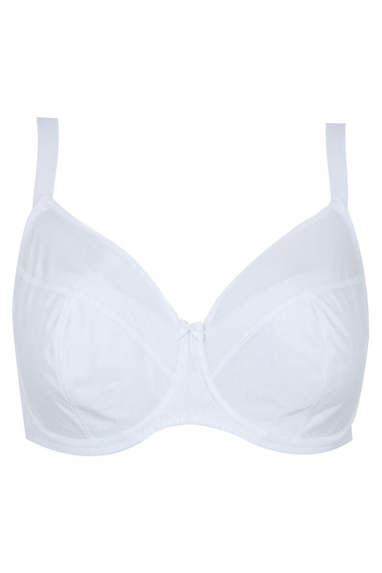 Buy Yours Curve White Classic Smooth Non Padded Underwired Bra from the ...