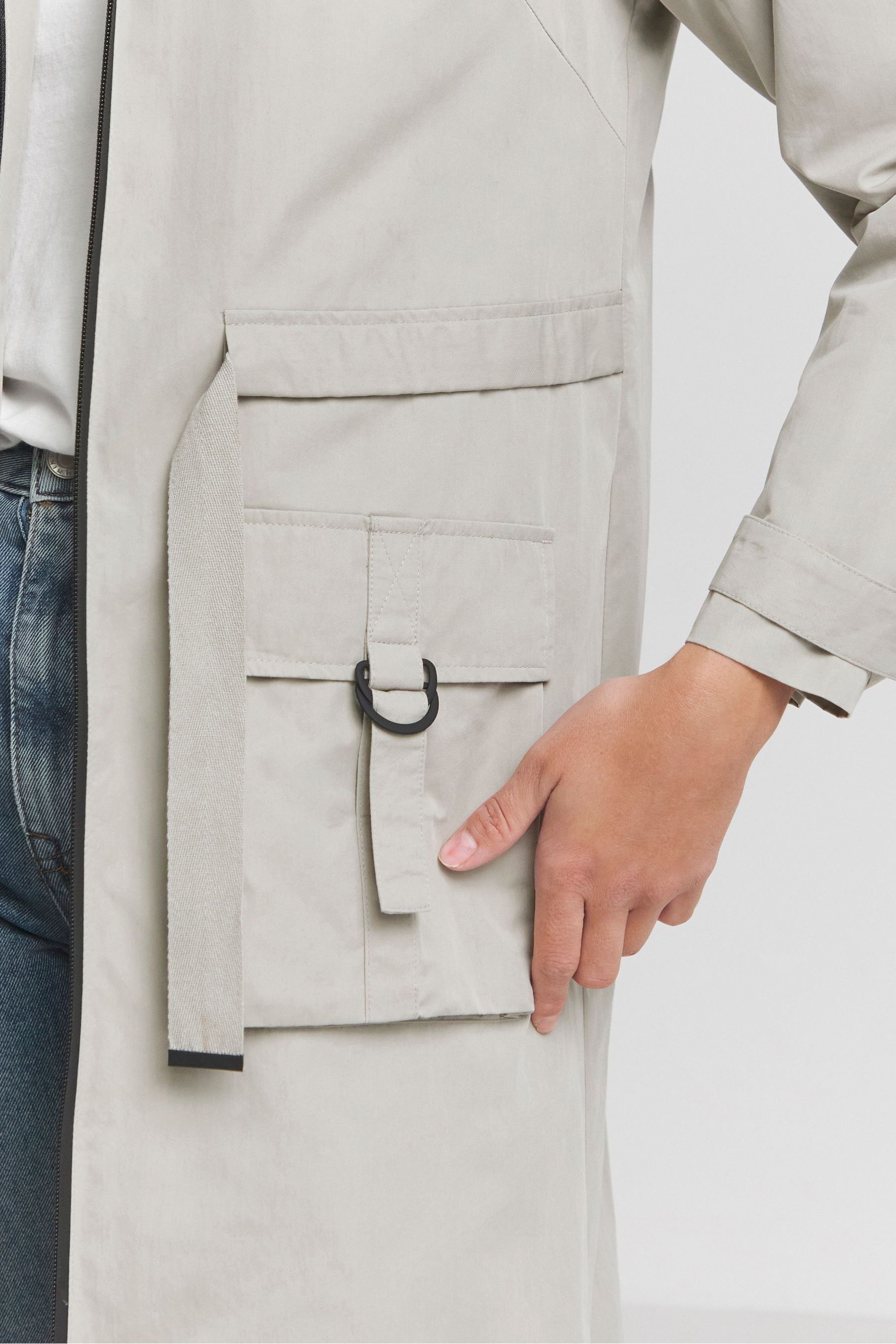 Buy Simply Be Grey Functional Utility Jacket from the Next UK online shop