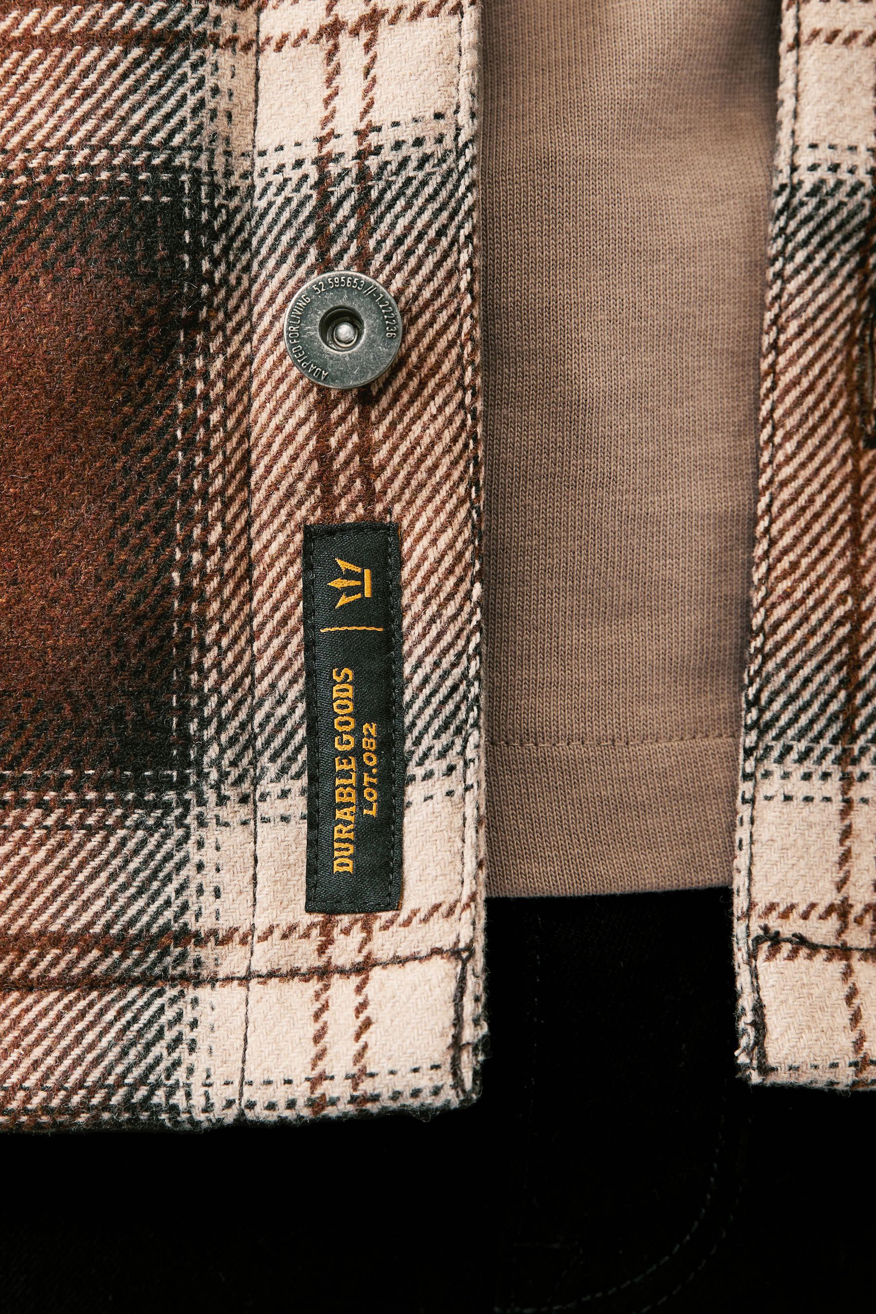 Buy Brown Check Borg Lined Shacket from the Next UK online shop