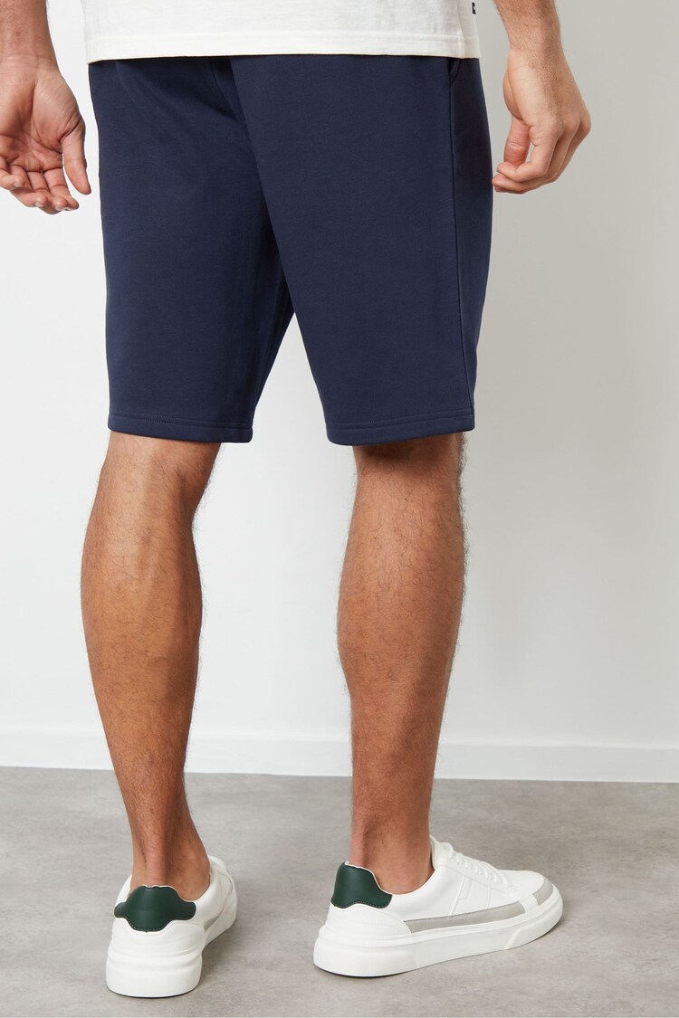 Buy Threadbare Navy Knee Length Fleece Sweat Shorts from the Next UK ...