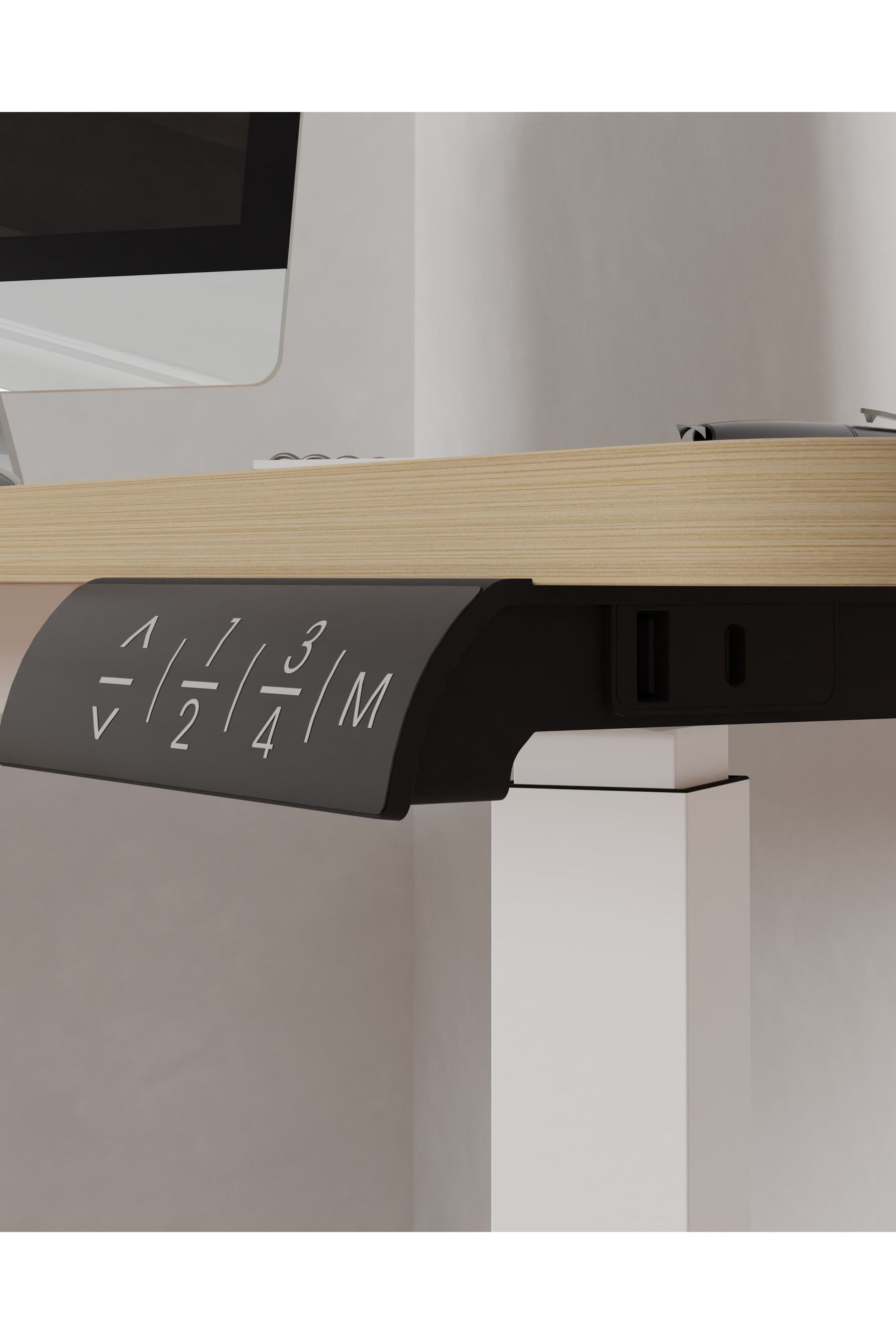 Buy Koble Ash Gino Corner Height Adjustable Desk from the Next UK ...