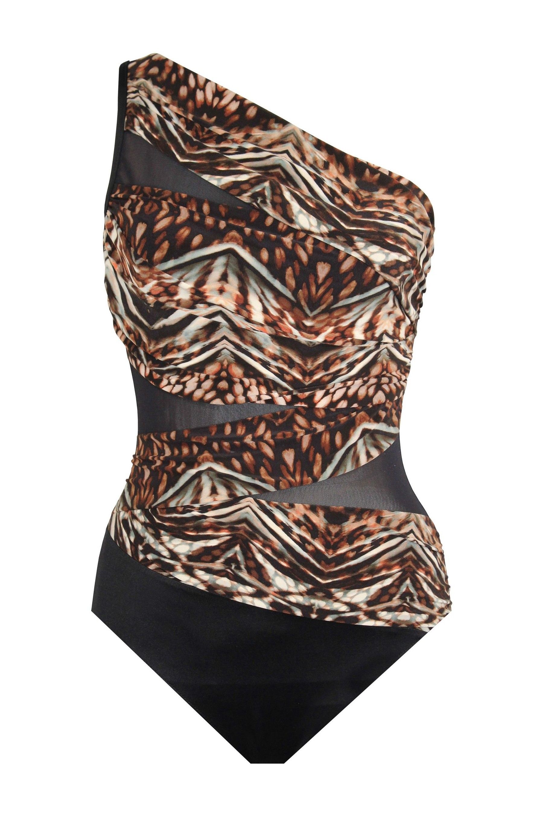 Buy Miraclesuit Tummy Control Jena One Shoulder Swimsuit from the Next ...