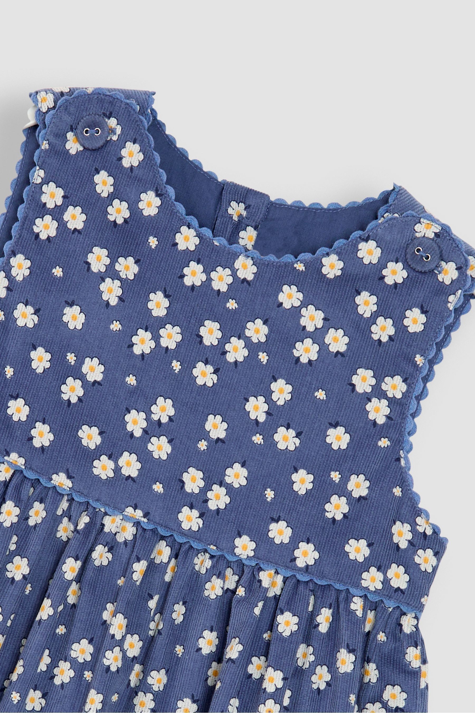 Buy JoJo Maman Bébé Navy Blue Daisy Floral Cord Dress from the Next UK ...