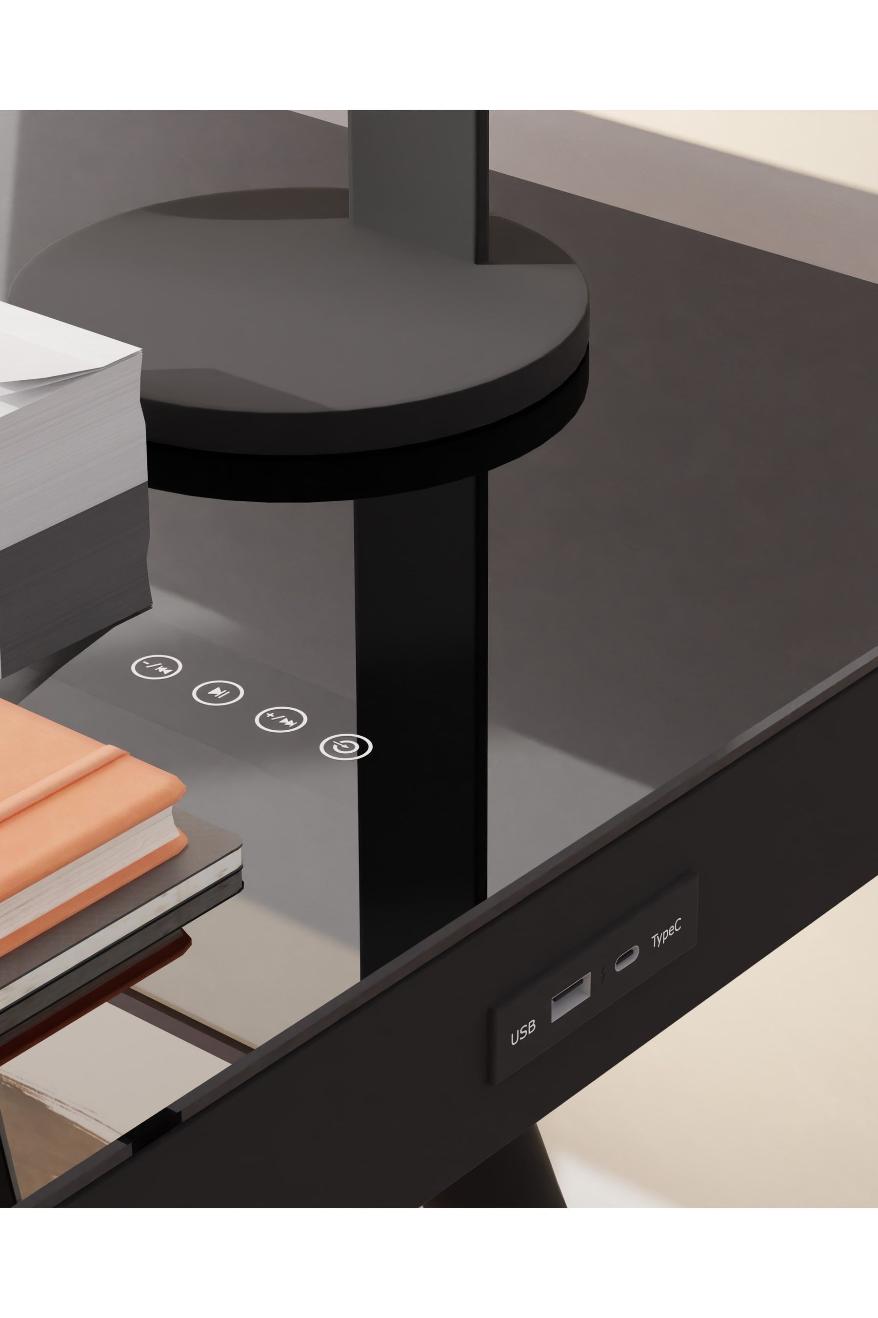 Buy Koble Black Tori Smart Desk from the Next UK online shop